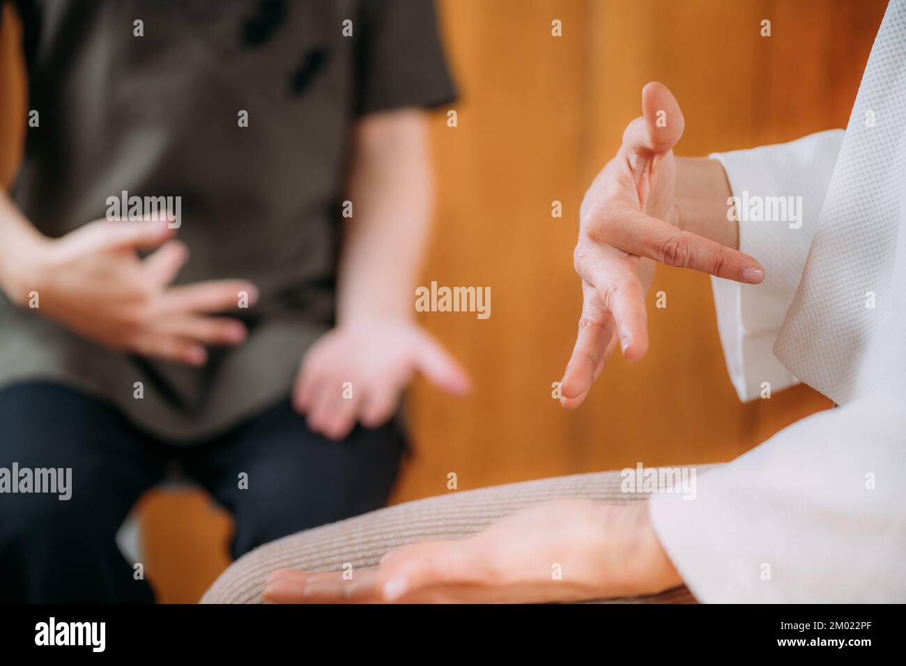 Solar plexus chakra meditation hi-res stock photography and images - Alamy