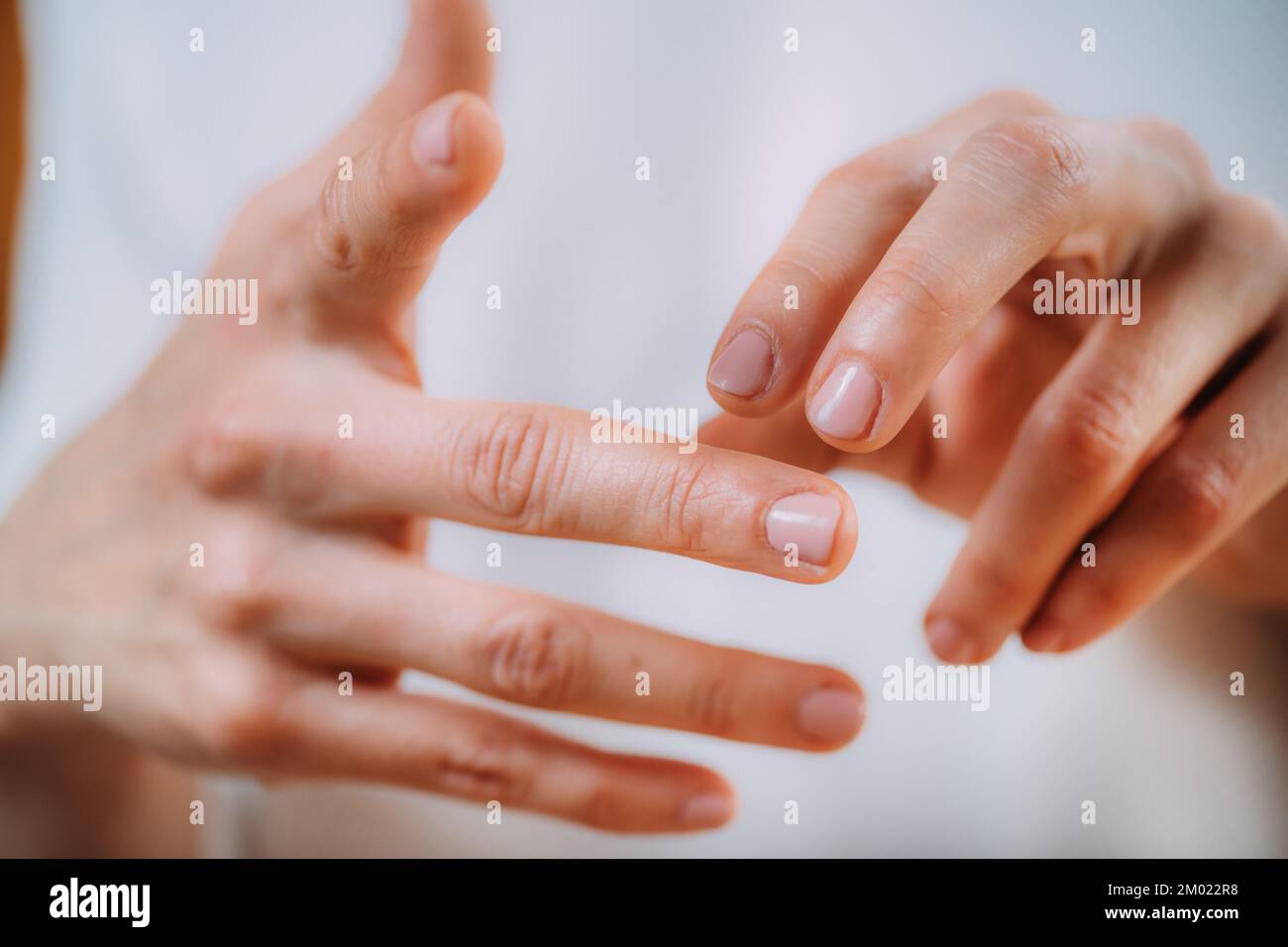 Emotional freedom technique Stock Photo - Alamy