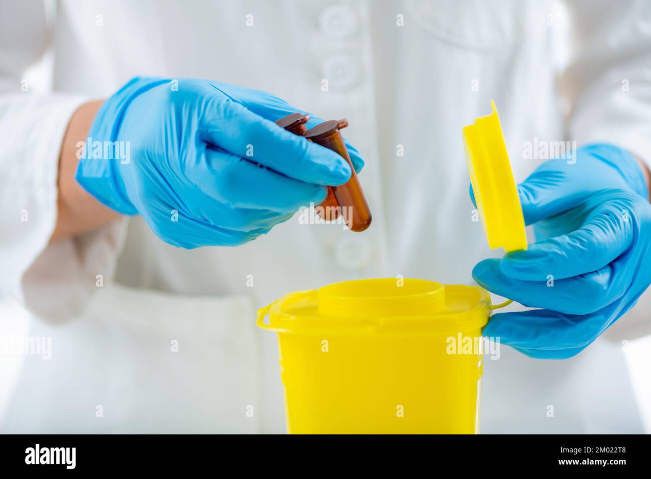Medical waste, conceptual image Stock Photo - Alamy