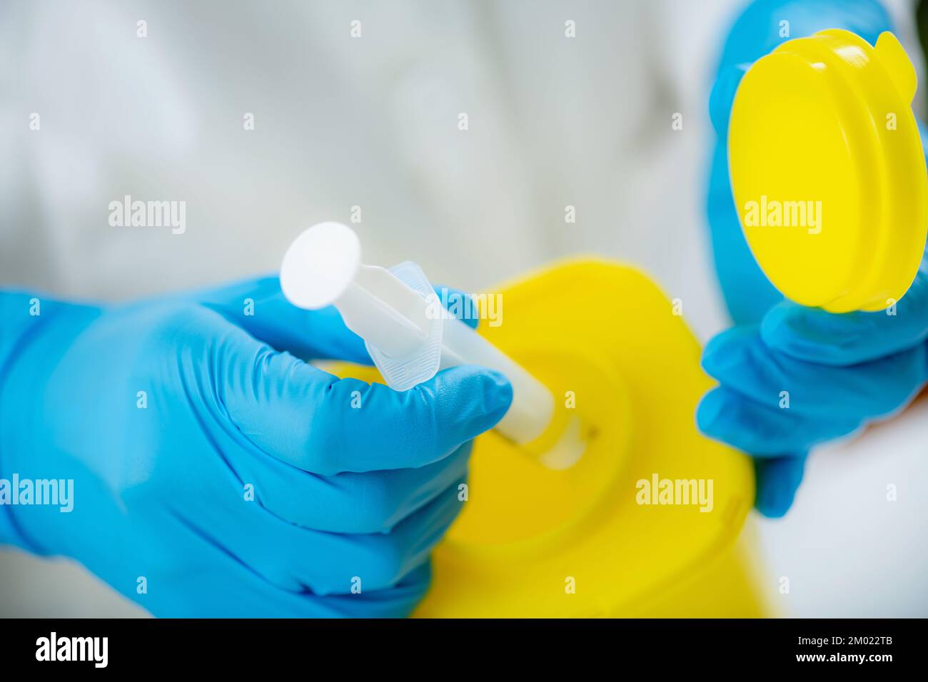 Medical waste, conceptual image Stock Photo - Alamy
