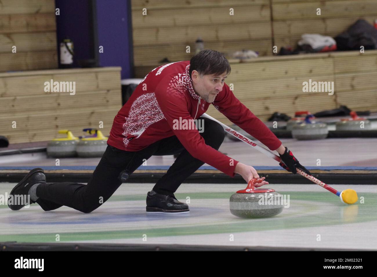 Dumfries, Scotland, 3 December 2022. Arnis Veidemanis playing for ...