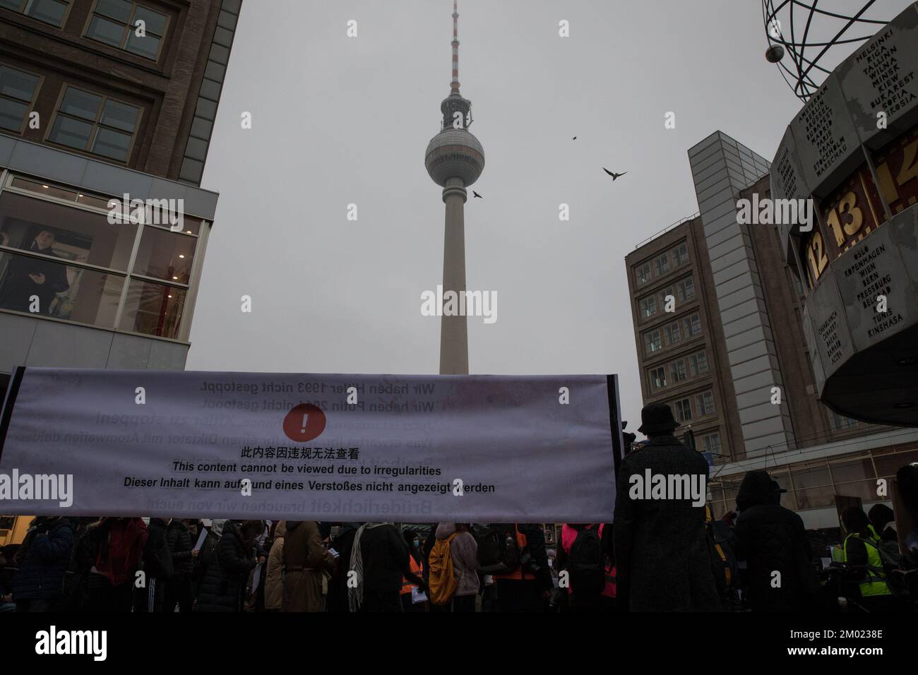 Berlin, Germany. 03rd Dec, 2022. Protesters gathered in Berlin on ...