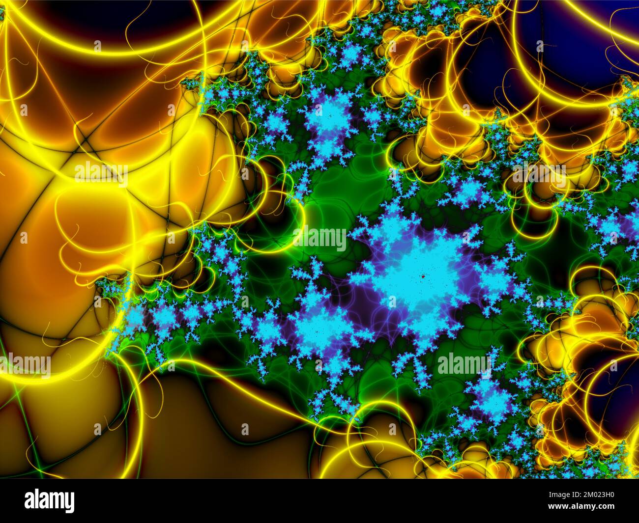 bright decorative yellow-blue pattern, abstract background, design ...