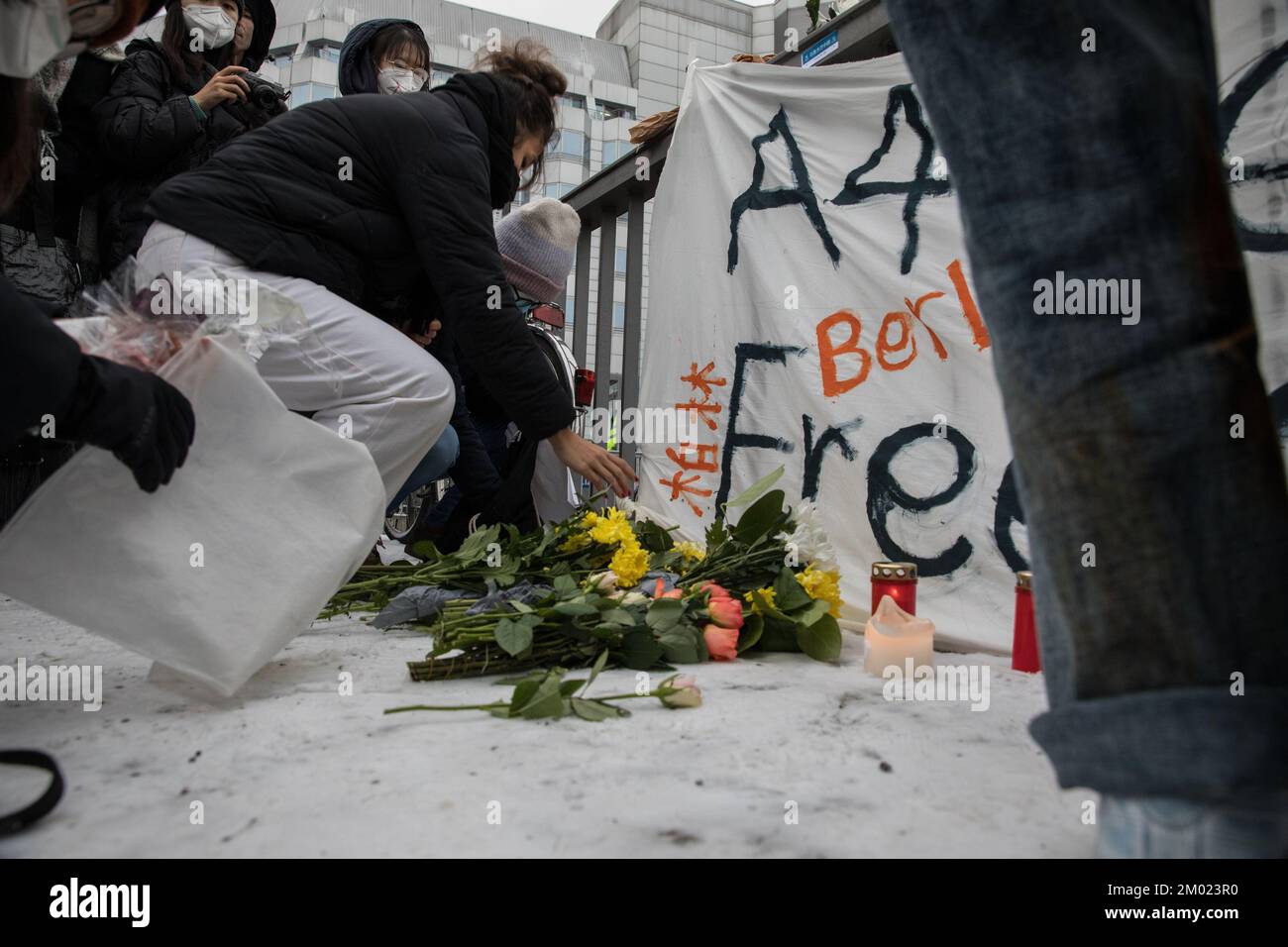 Berlin, Germany . 03rd Dec, 2022. Protesters gathered in Berlin on ...