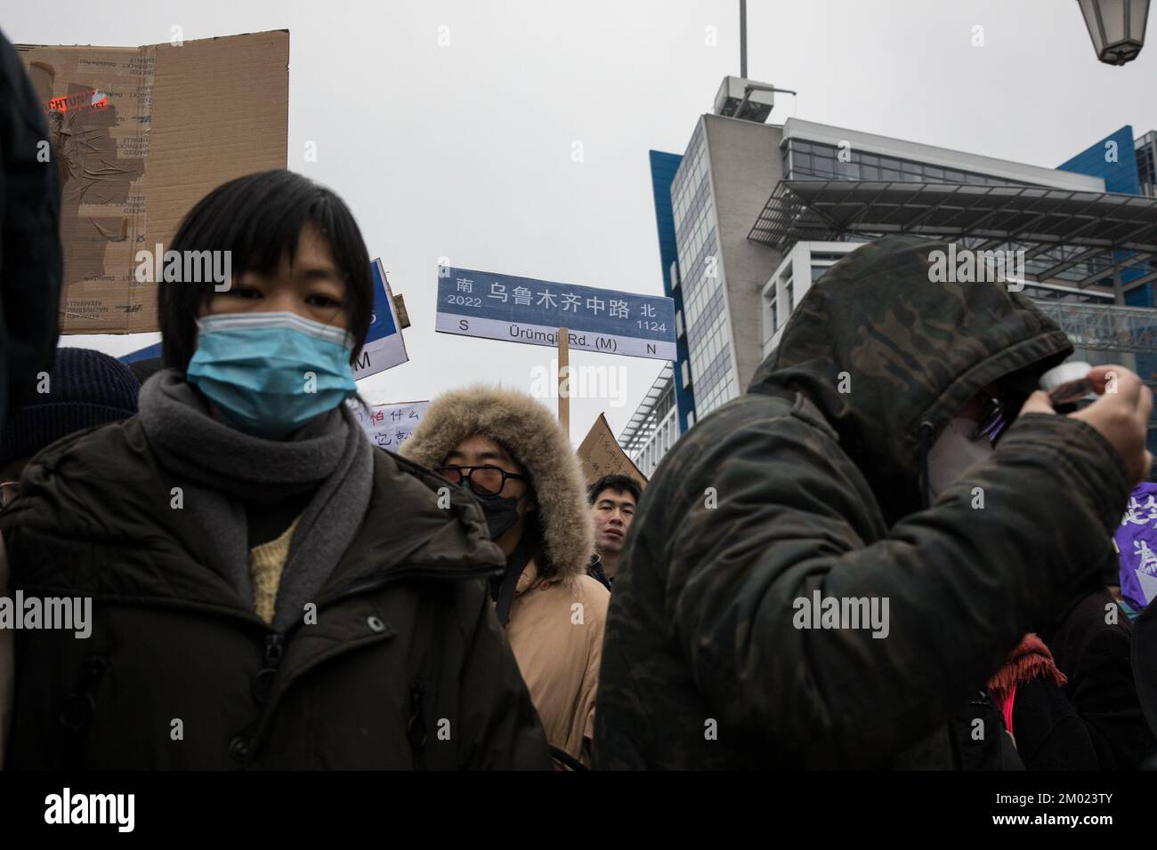 Berlin, Germany . 03rd Dec, 2022. Protesters gathered in Berlin on ...