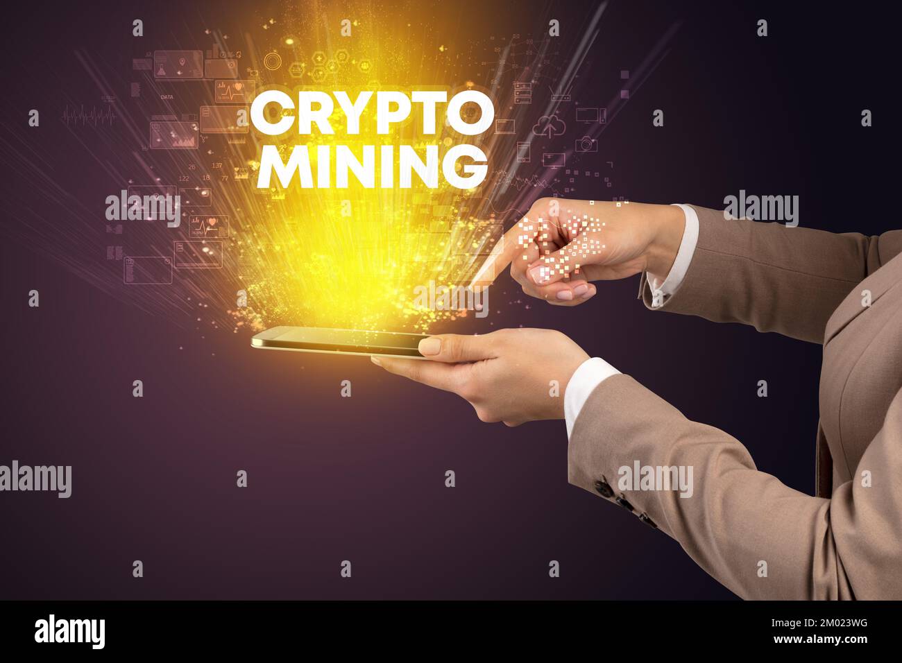 Close up touchscreen mining hi-res stock photography and images - Alamy