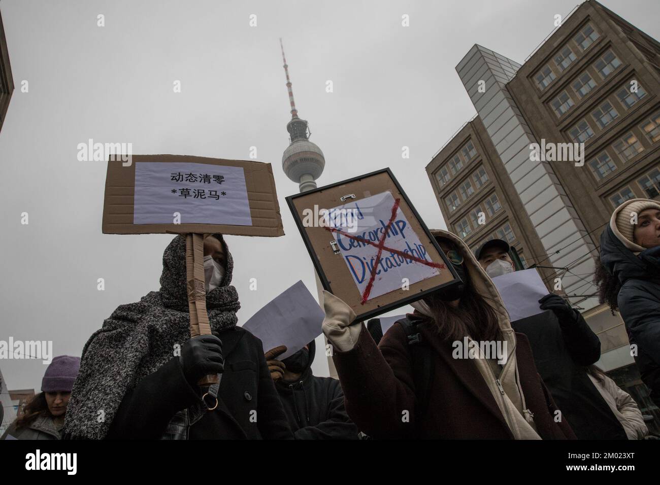 Berlin, Germany . 03rd Dec, 2022. Protesters gathered in Berlin on ...