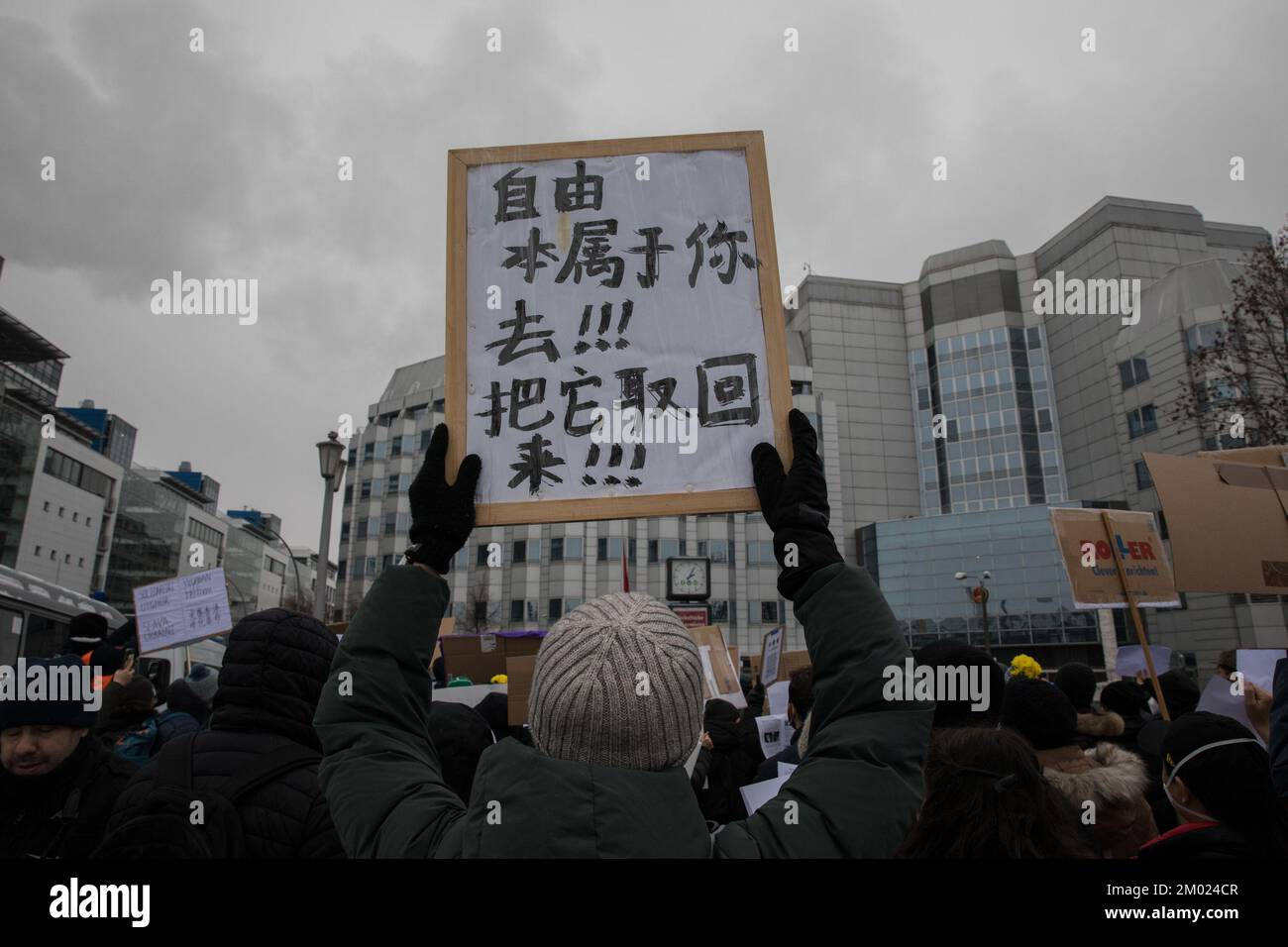 Berlin, Germany. 3rd Dec, 2022. Protesters gathered in Berlin on ...