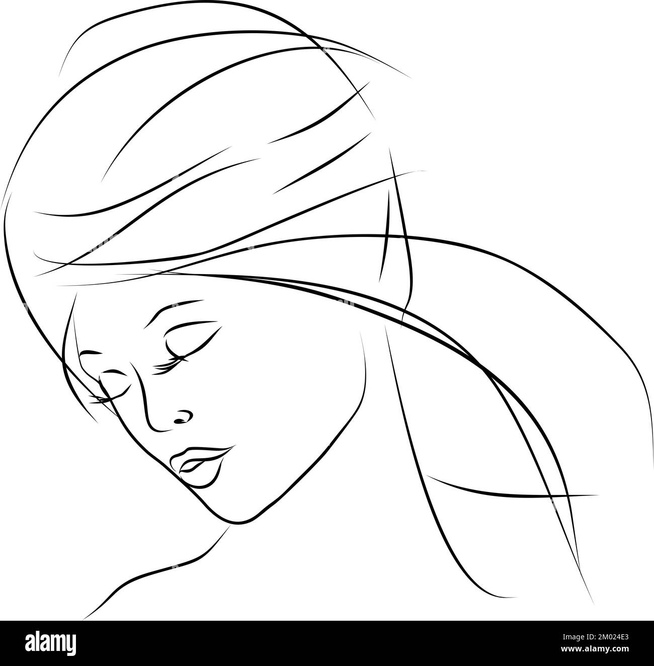 Abstract Person Sketch