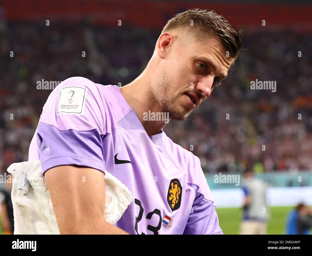 Doha, Qatar, 3rd December 2022. Andries Noppert of Netherlands during ...