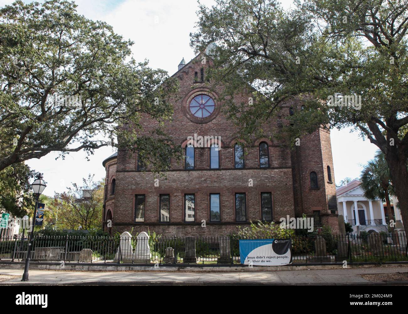 A view of the Circular Congregational Church in Charleston, South ...