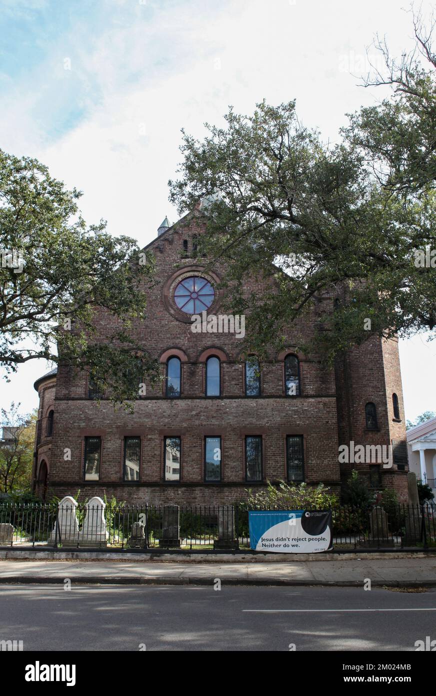 A view of the Circular Congregational Church in Charleston, South ...