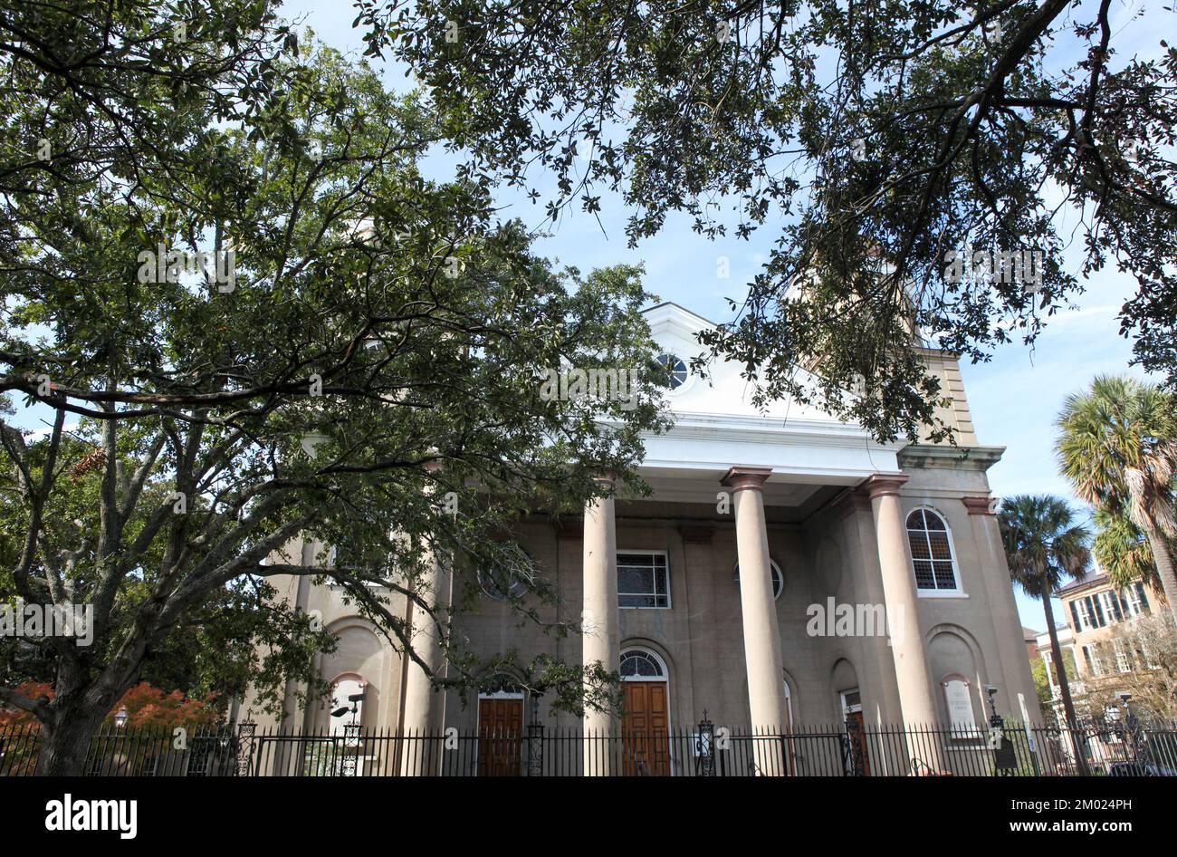 A view of the First (Scots) Presbyterian Church in Charleston, South ...