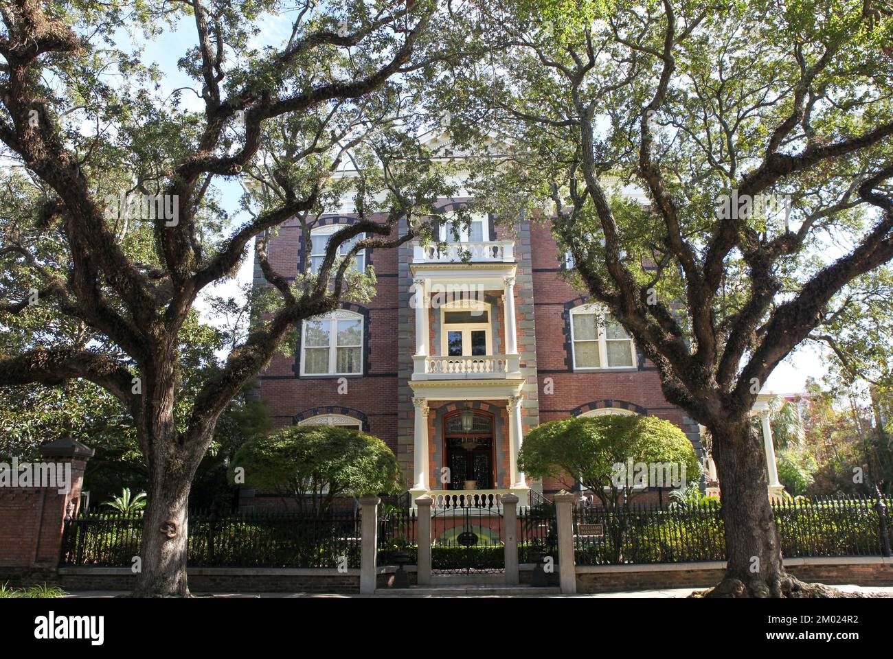 A view of the Williams Mansion in Charleston, South Carolina Stock ...