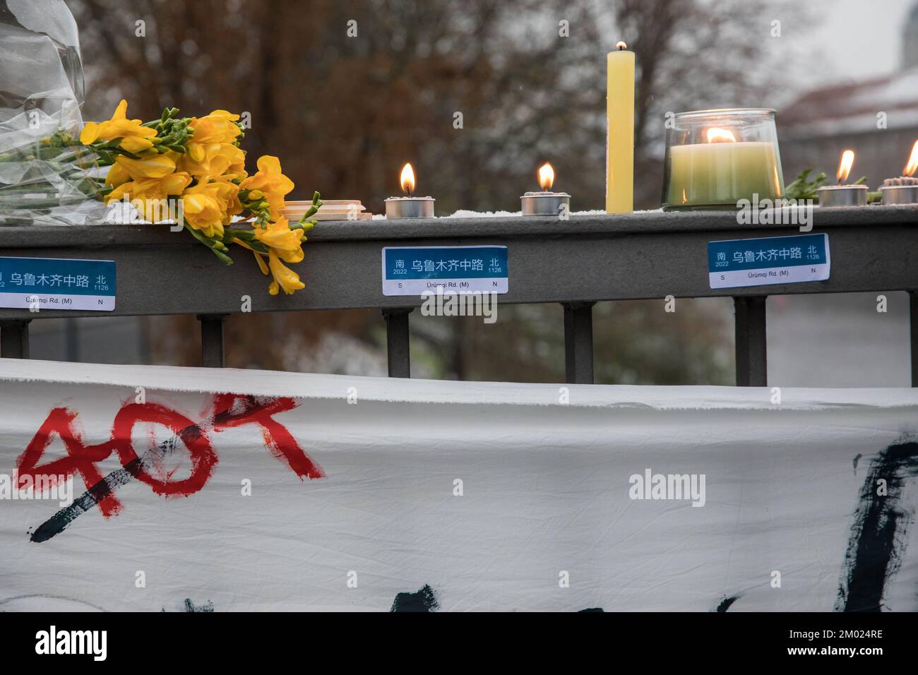 Berlin, Germany. 3rd Dec, 2022. Protesters gathered in Berlin on ...