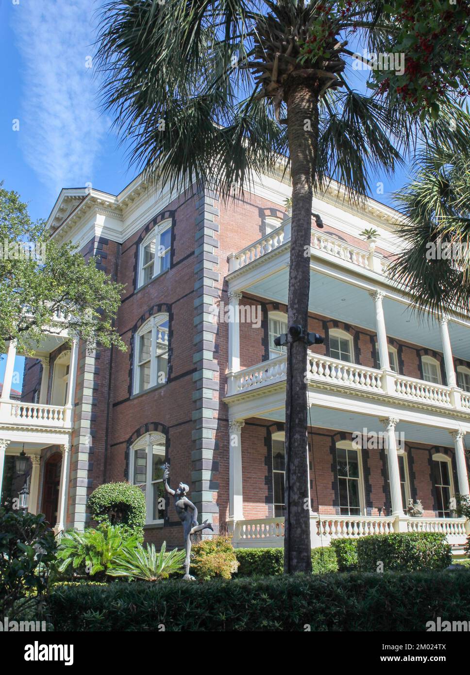 A view of the Williams Mansion in Charleston, South Carolina Stock ...