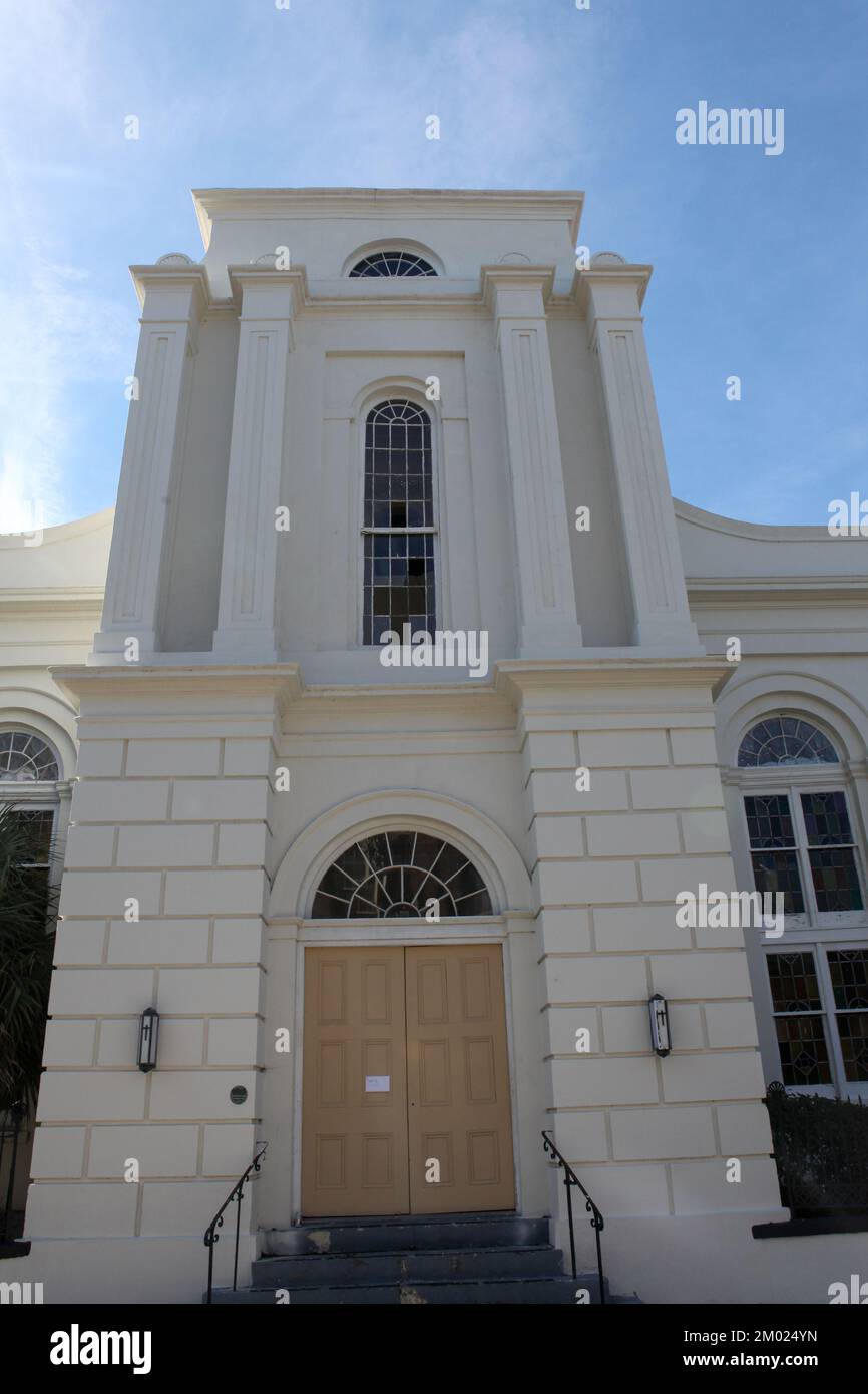A view of the Mount Zion AME Church in Charleston, South Carolina Stock ...
