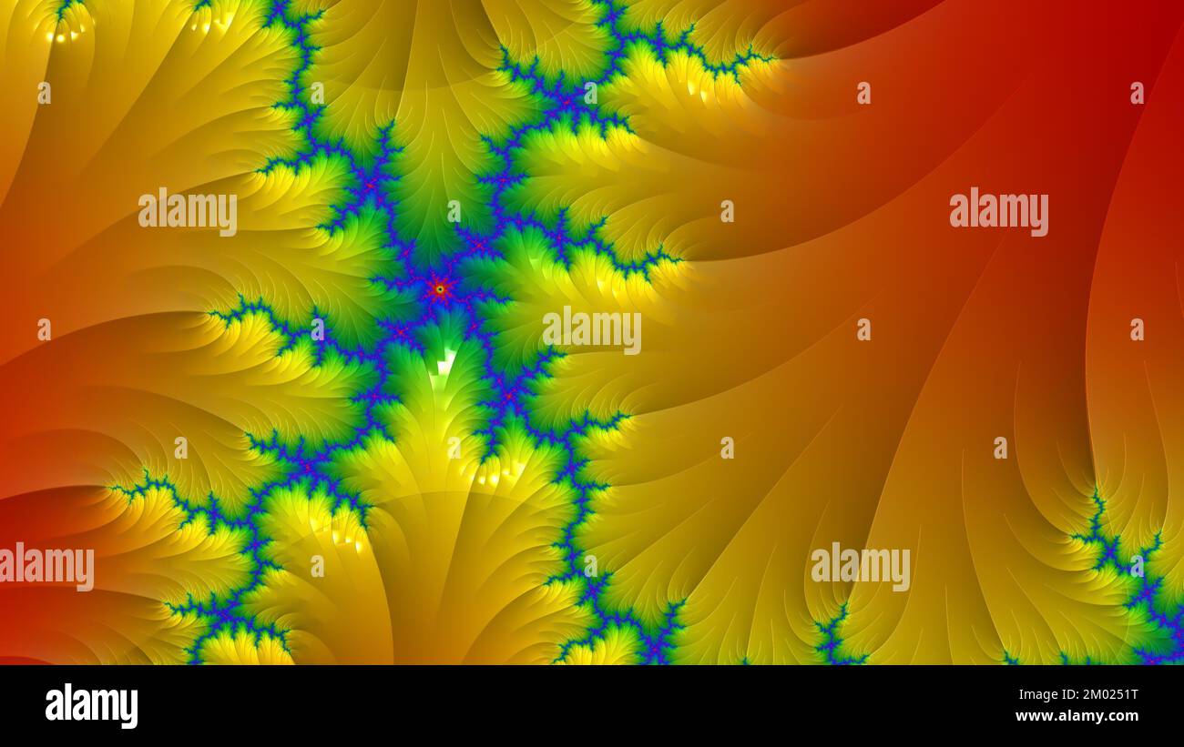 Abstract Computer generated Fractal design. A fractal is a never-ending ...