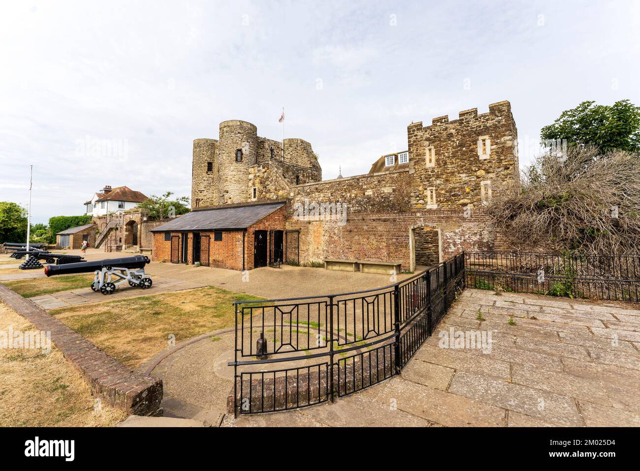 Rye castle with the 14th century Ypres Tower, in the front is the ...