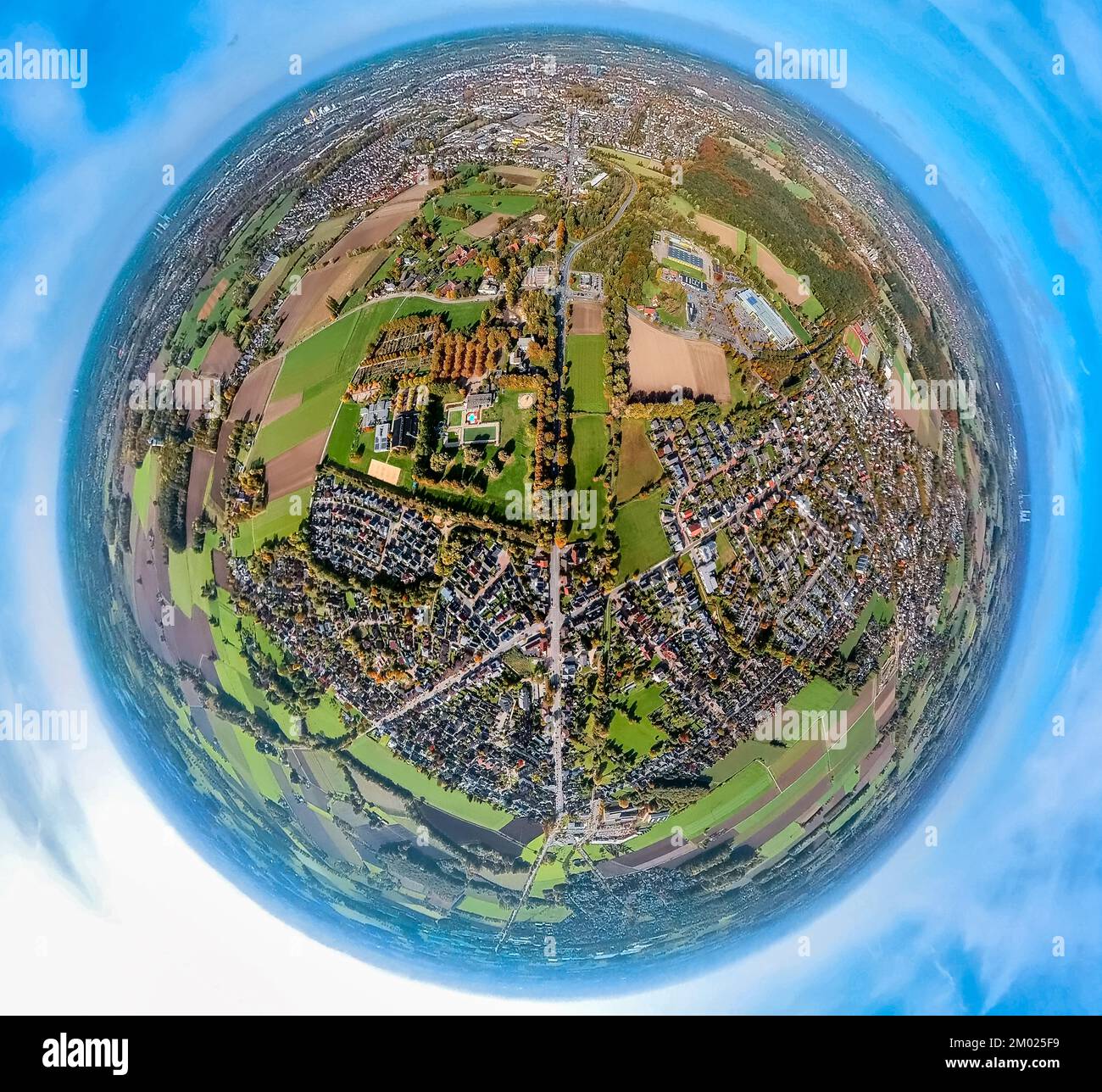 Aerial photo, HSC Hammer SportClub 2008, leisure facility Am Südbad ...