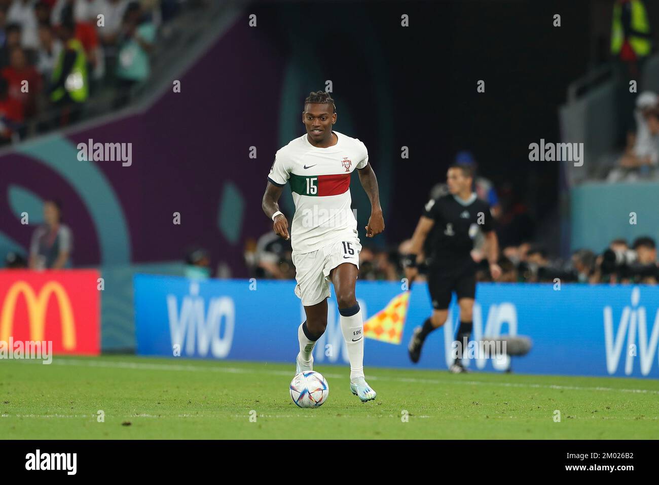 Doha, Qatar. 2nd Dec, 2022. Rafael Leao (POR) Football/Soccer : FIFA World Cup Qatar 2022 Group ...