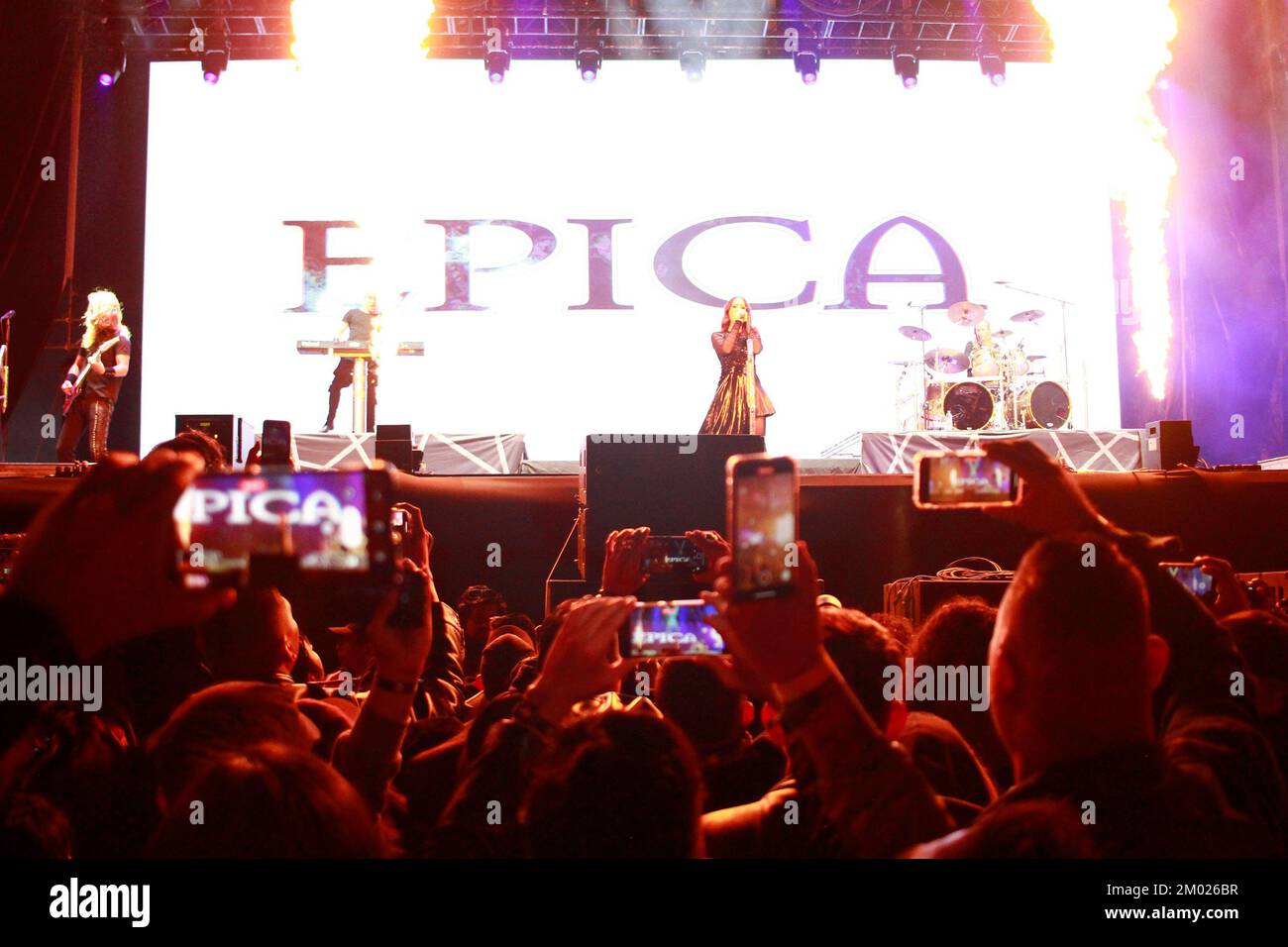 December 02, 2022, Toluca, Mexico: Simone Simons vocalist of Epica ...