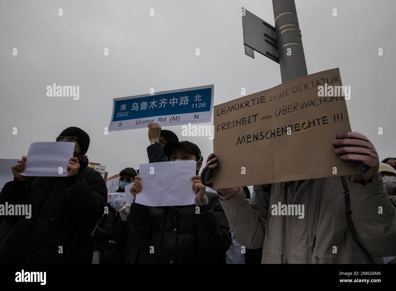 Berlin, Germany. 3rd Dec, 2022. Protesters gathered in Berlin on ...