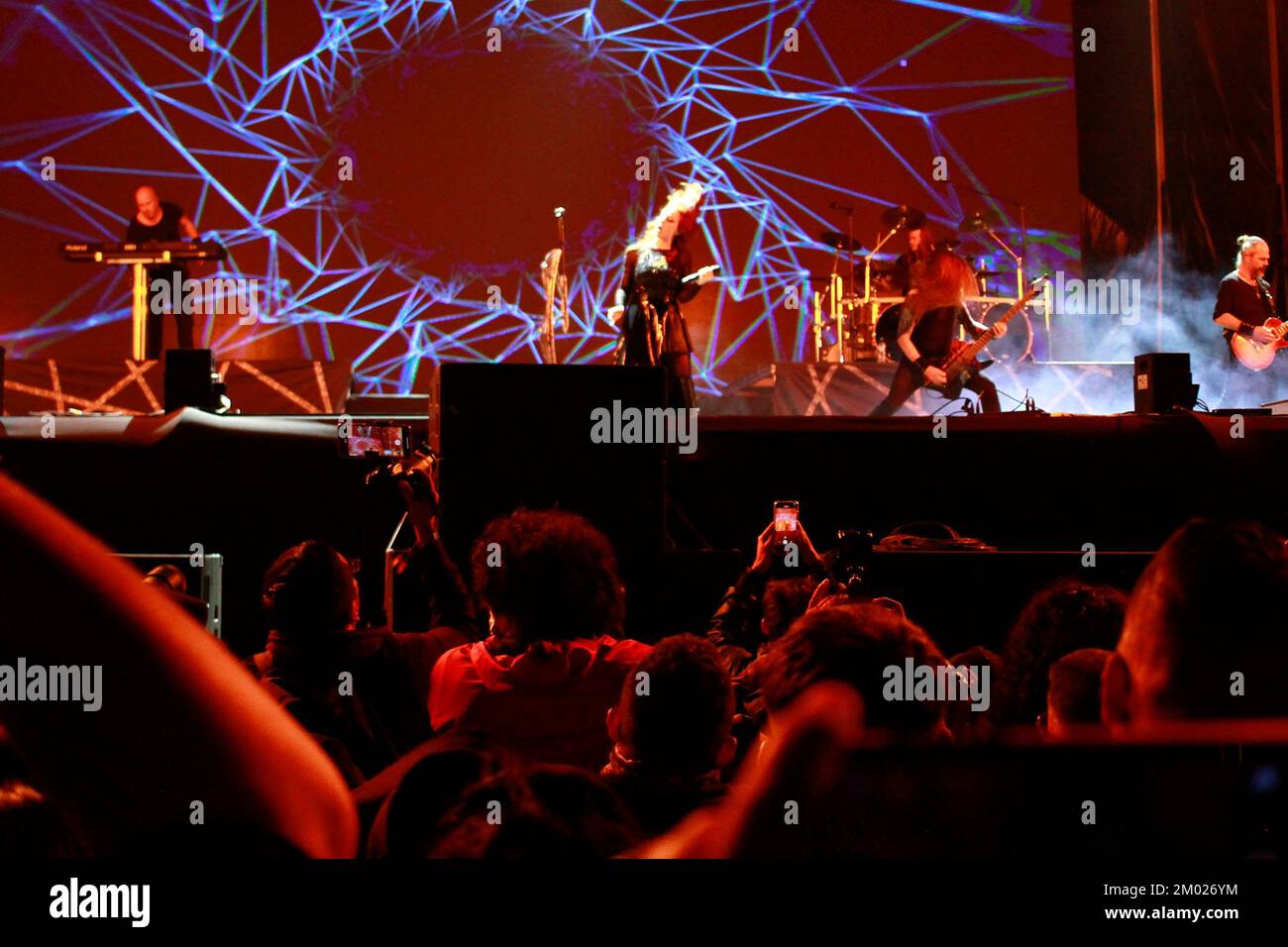 Toluca, Mexico. 02nd Dec, 2022. Simone Simons vocalist of Epica Dutch ...
