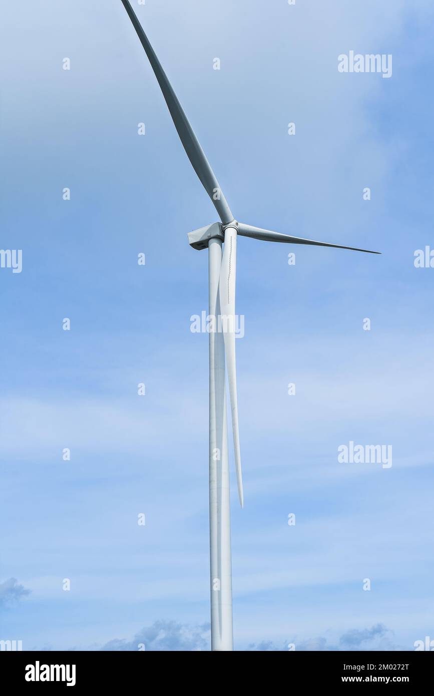 Wind turbine against sky in Da Lat of Vietnam Stock Photo - Alamy