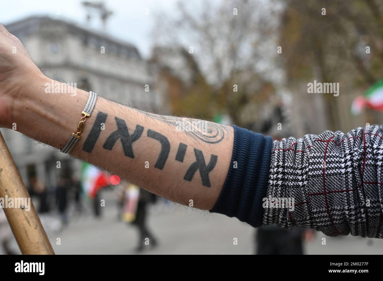 Trafalgar square, London, UK. 3rd December 2022: The People's Mojahedin ...