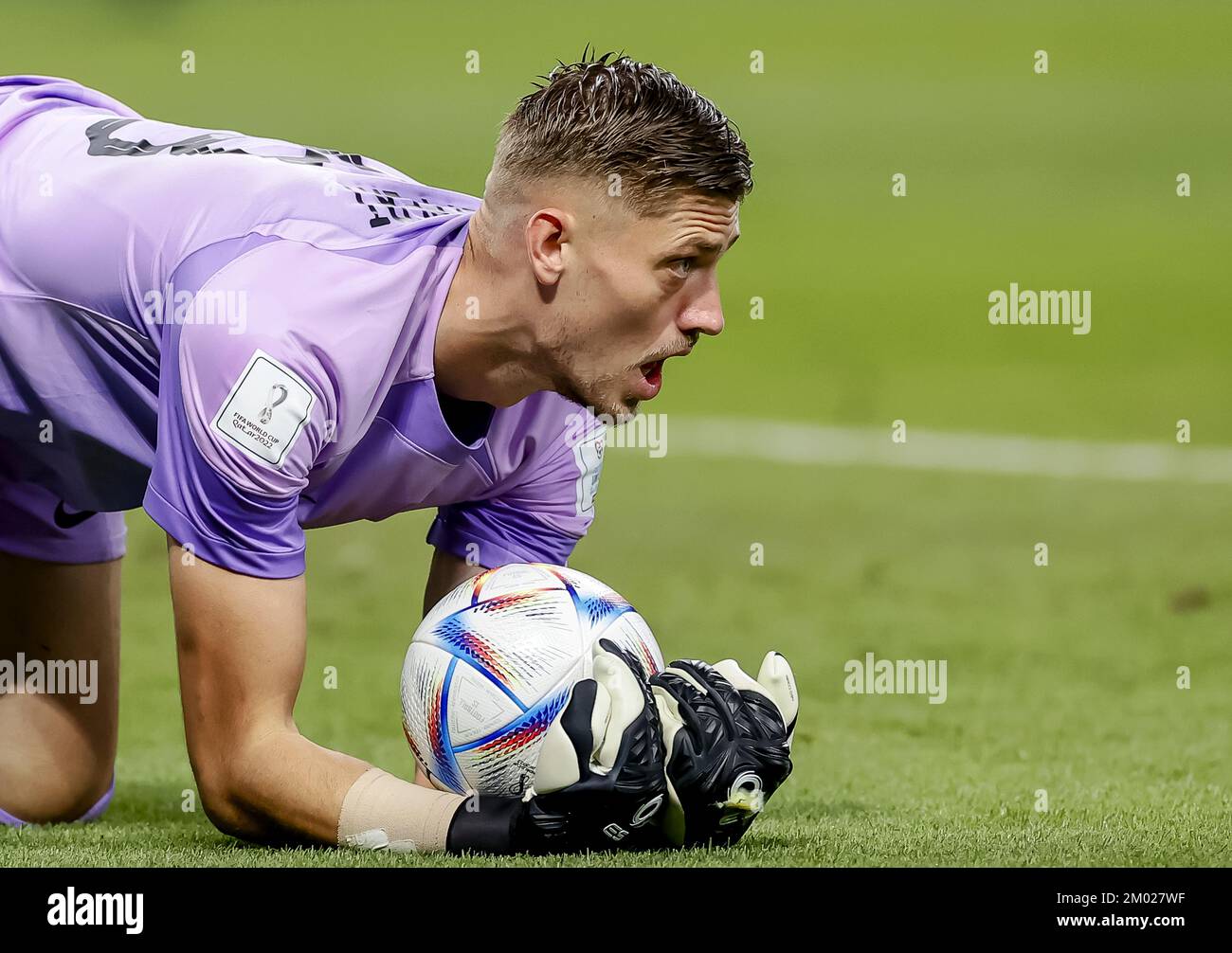 AL-Rayyan, Qatar.. 03rd Dec, 2022. AL-RAYYAN - Holland goalkeeper ...