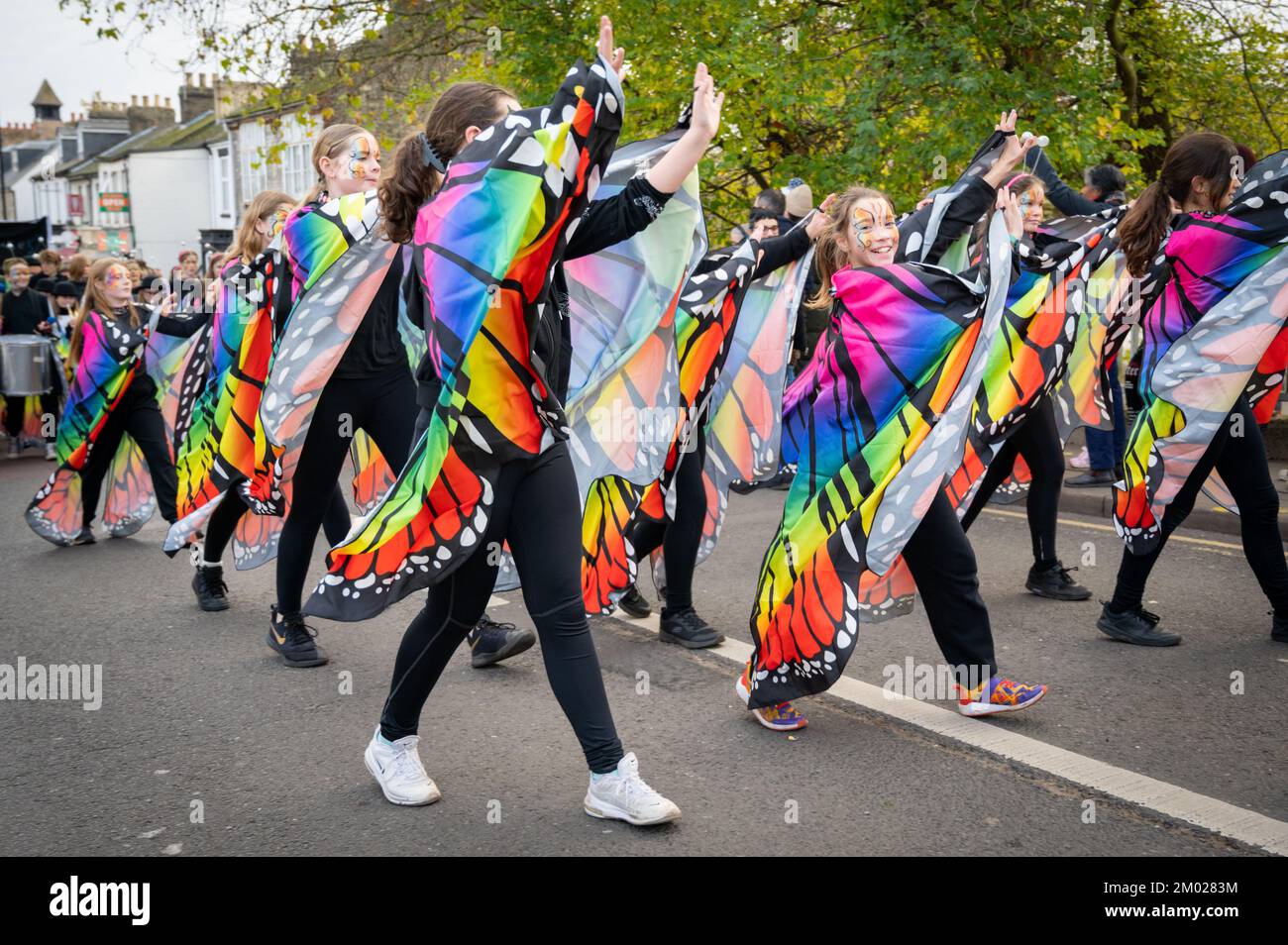 Cambridge, UK. 3rd Dec, 2022. People celebrate and take part in the ...