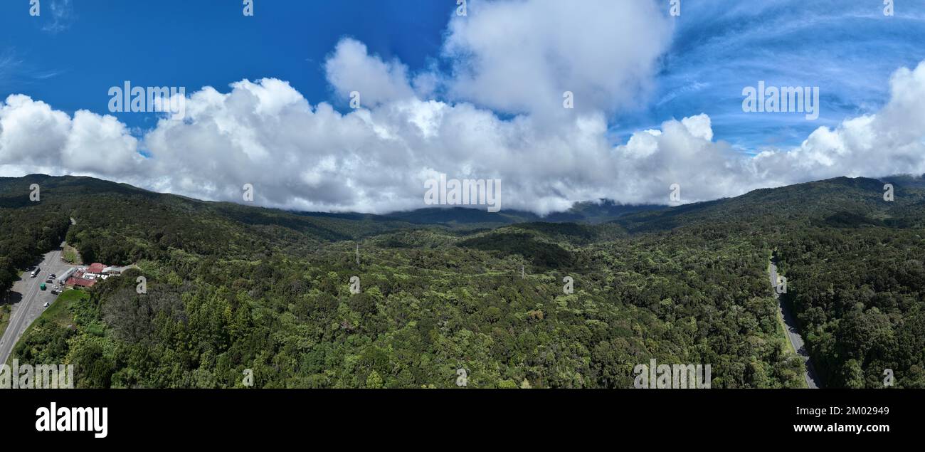 Aerial View of the Copey Winery Estates in Copey de Dota, Costa Rica ...