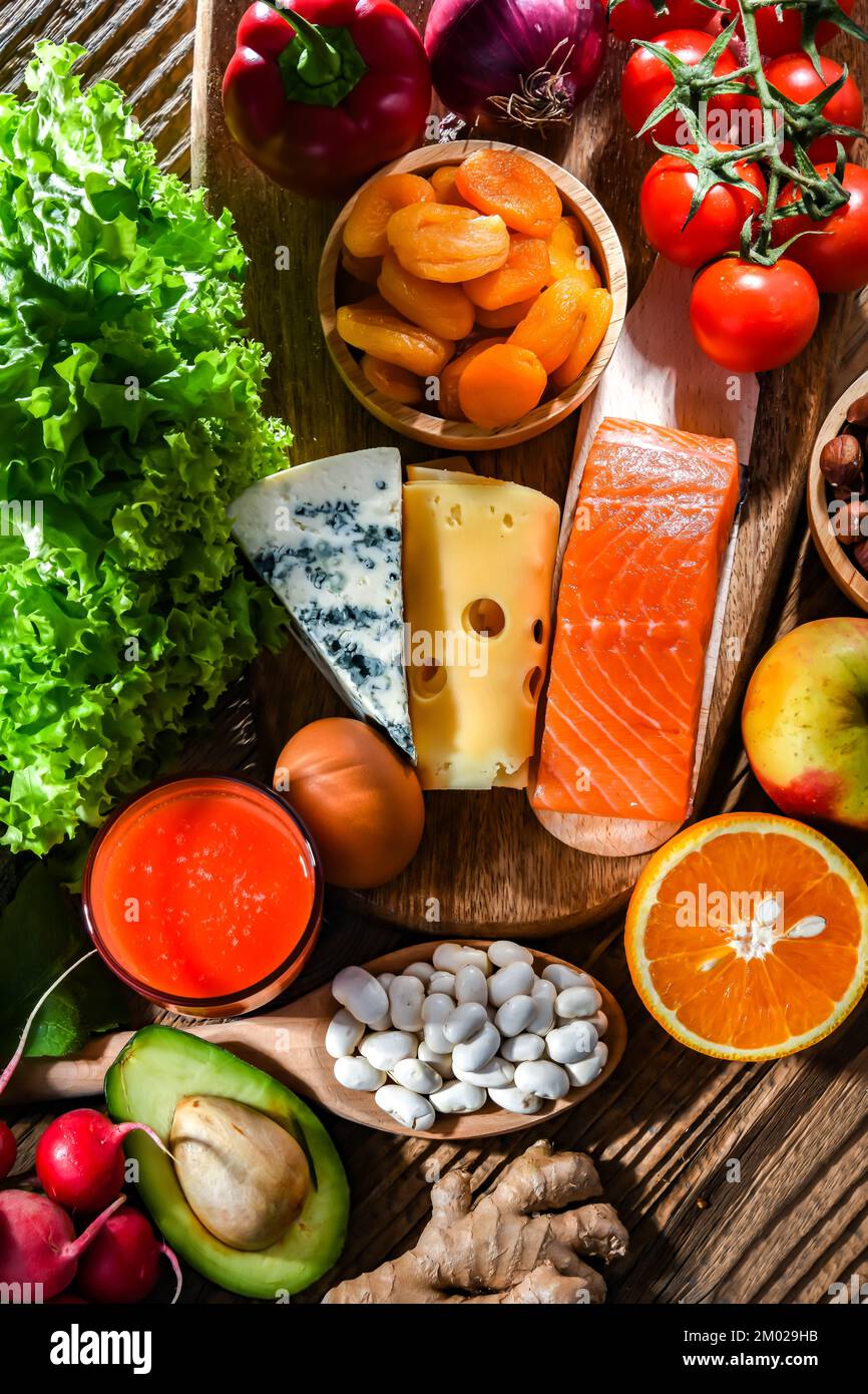 Food products representing the nutritarian diet which may improve ...