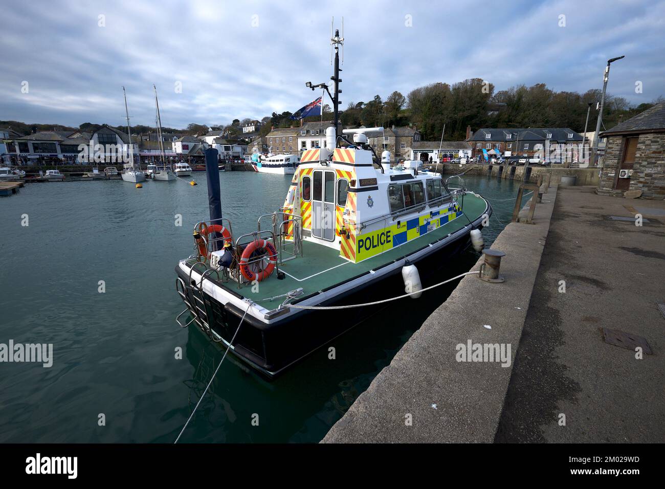 Padstow Cornwall UK 12 03 2022 MDP Sword Ministry of Defence Police ...