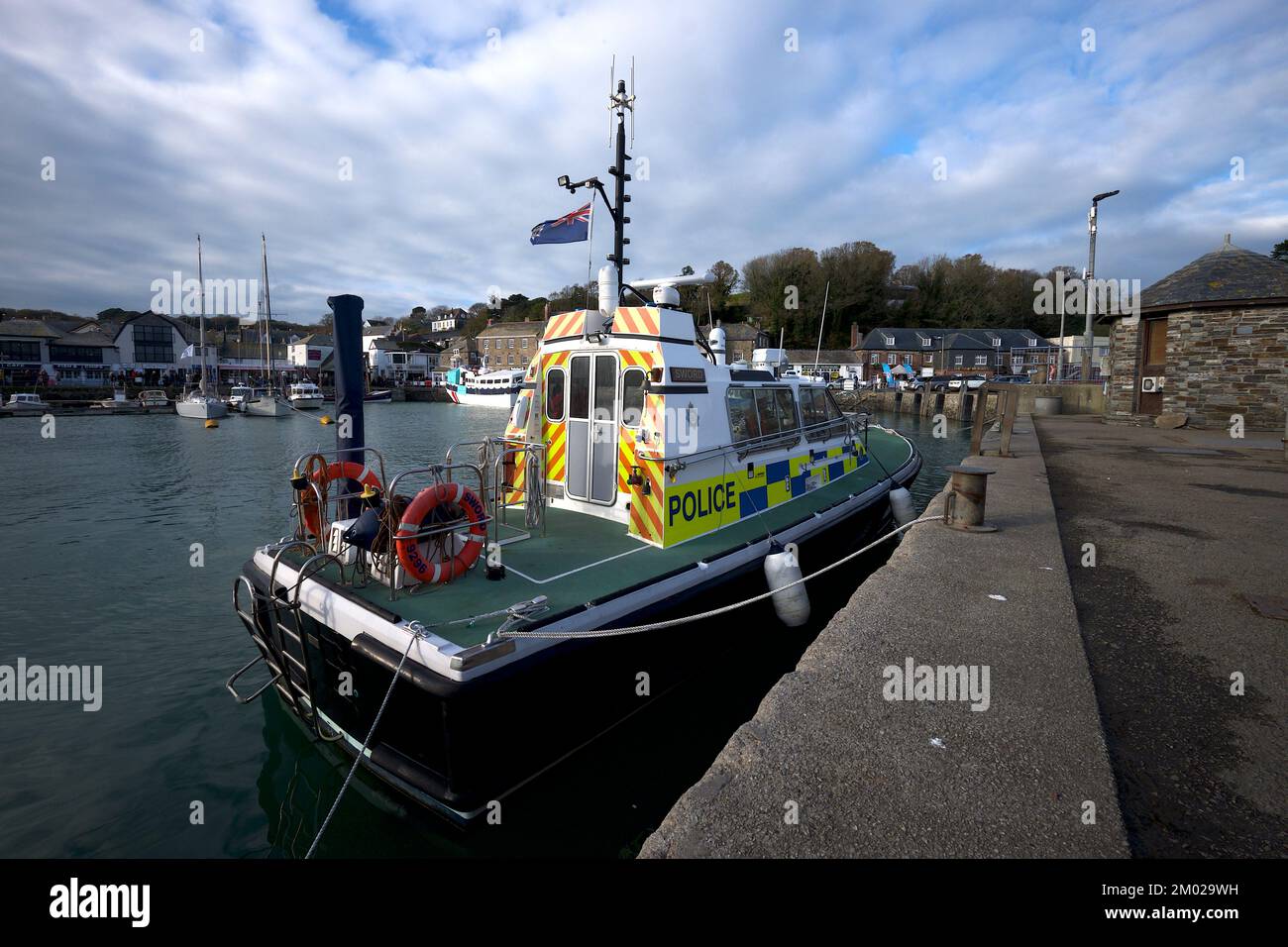 Padstow Cornwall UK 12 03 2022 MDP Sword Ministry of Defence Police ...