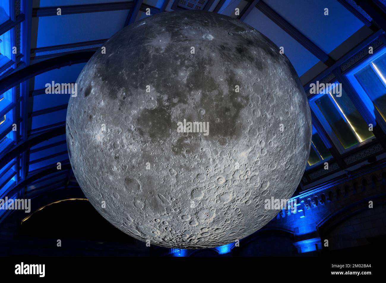 Museum of the Moon at the Natural History Museum in London Stock Photo ...