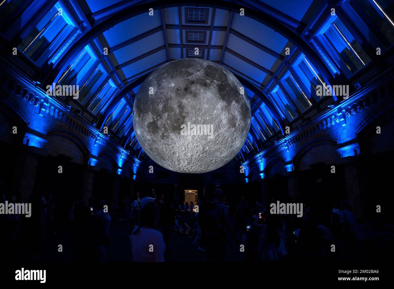 Museum of the Moon at the Natural History Museum in London Stock Photo ...