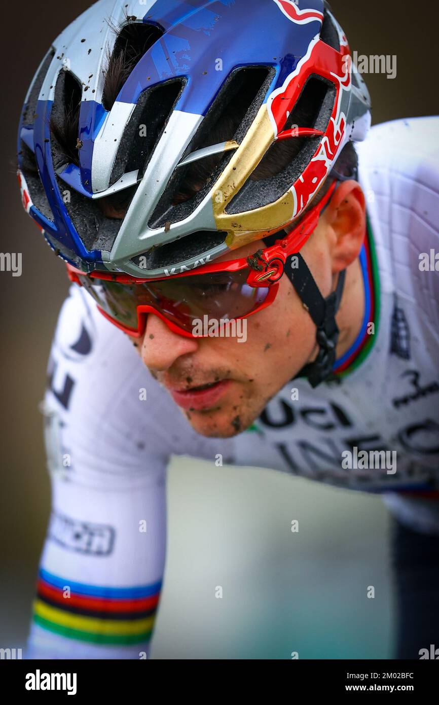 British Thomas Tom Pidcock pictured in action during the men's race of ...