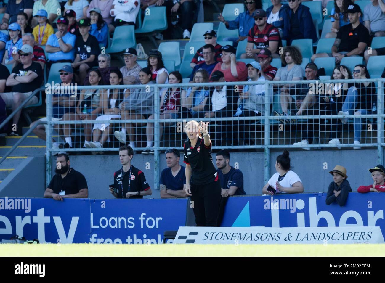 Sydney, Australia. 03rd Dec, 2022. Coach Kat Smith of the Wanderers ...