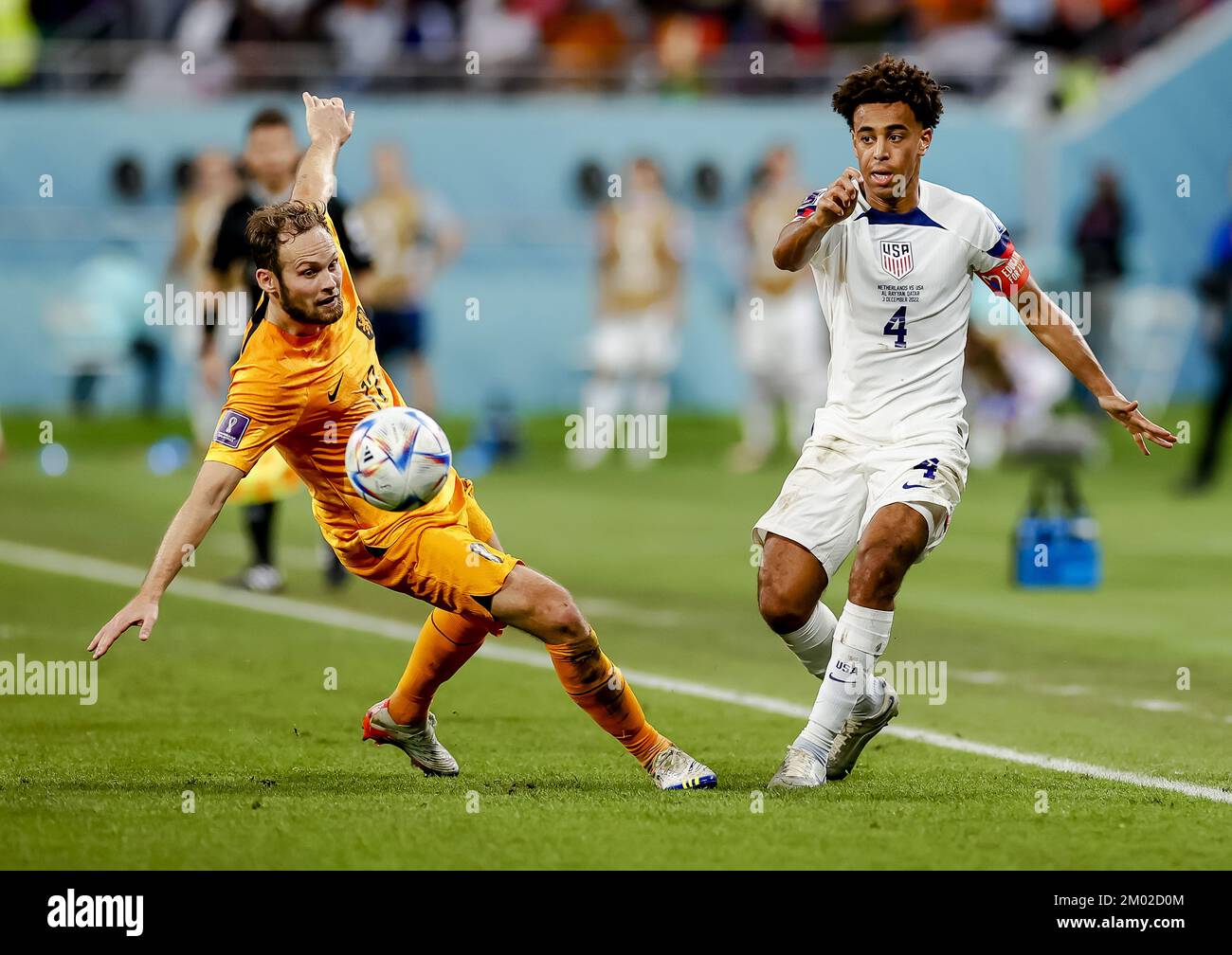 AL-Rayyan, Qatar.. 03rd Dec, 2022. AL-RAYYAN - Daley Blind of Holland ...
