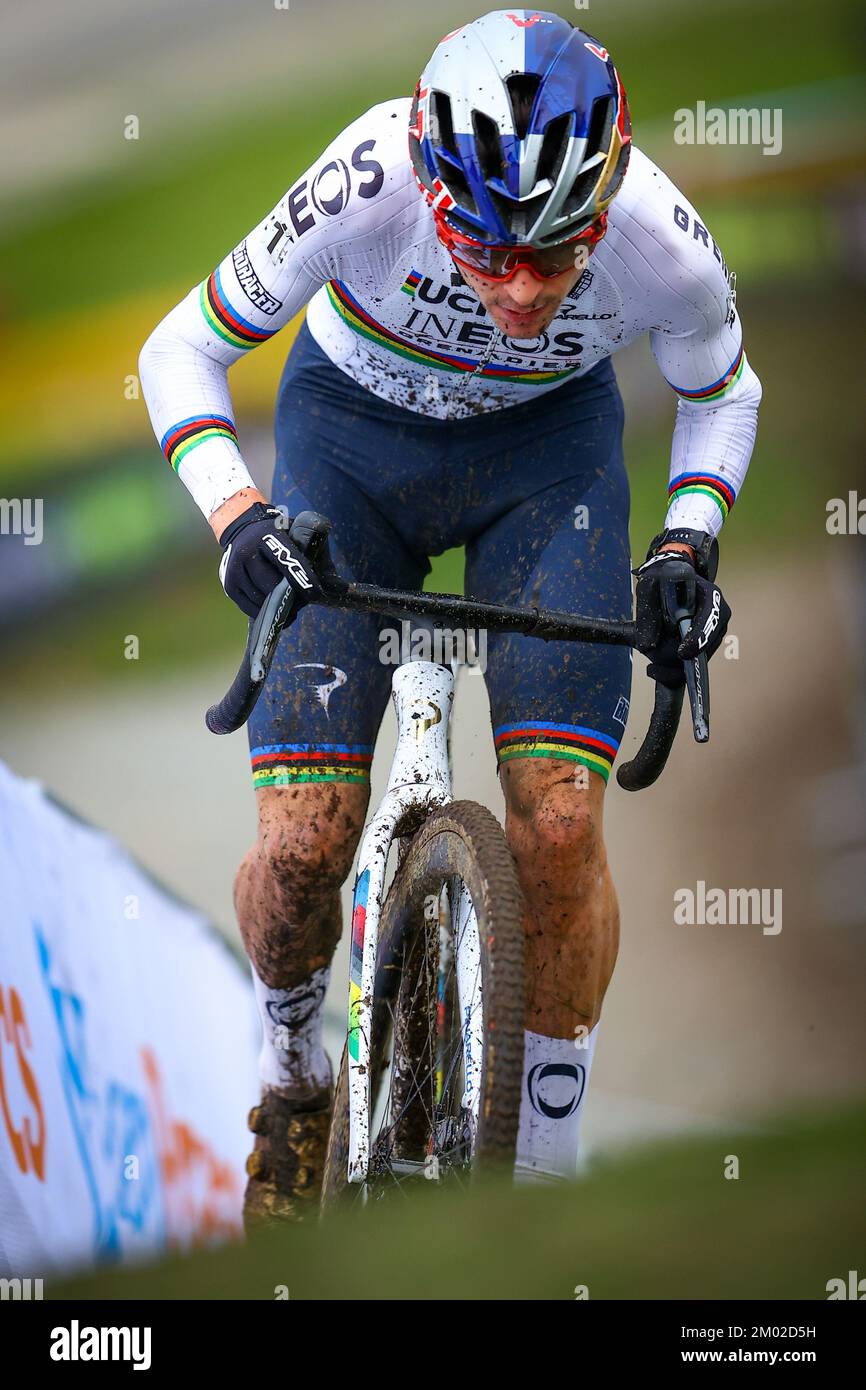 British Thomas Tom Pidcock pictured in action during the men's race of ...