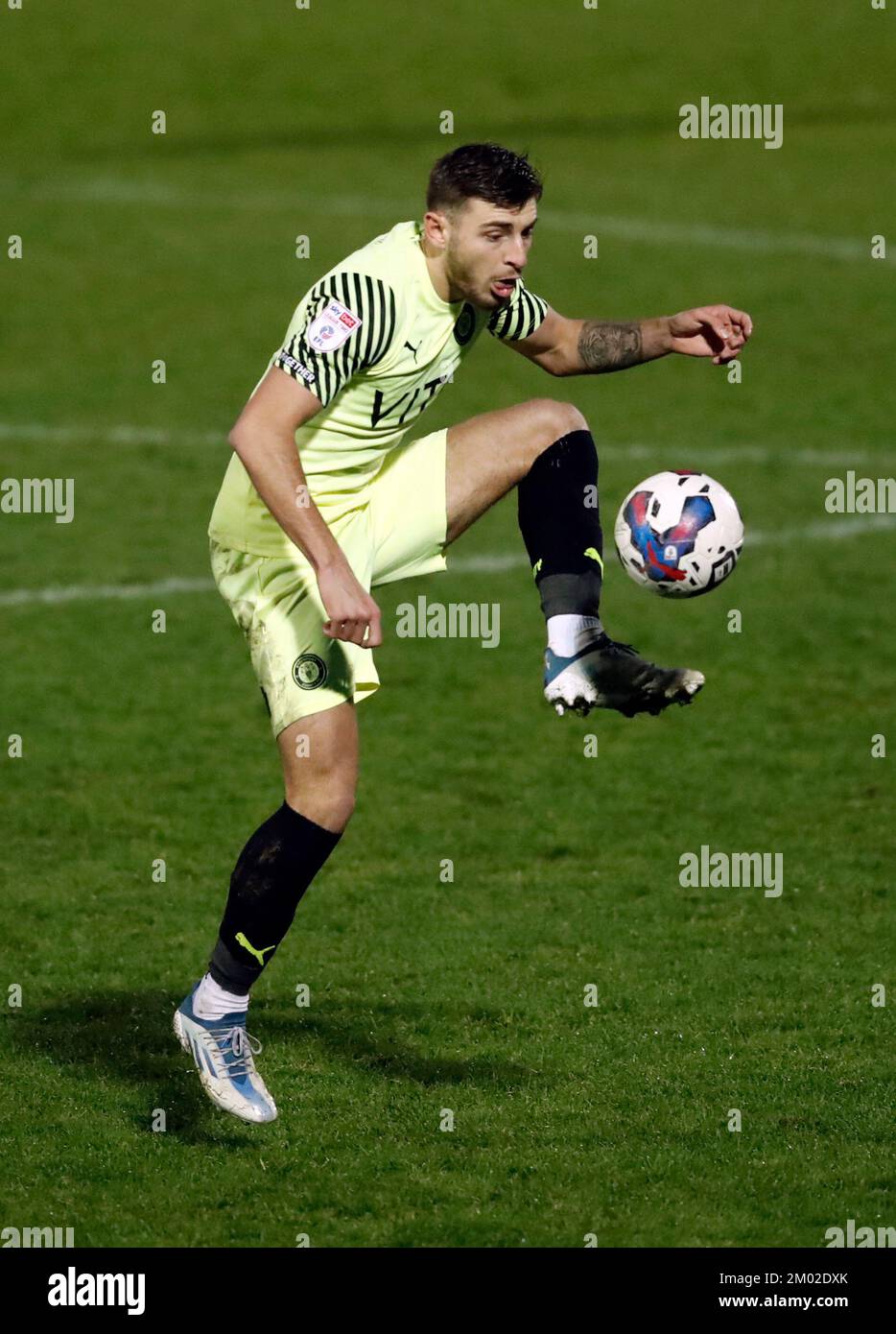 Stockport County's Ryan Rydel in action during the Sky Bet League Two ...