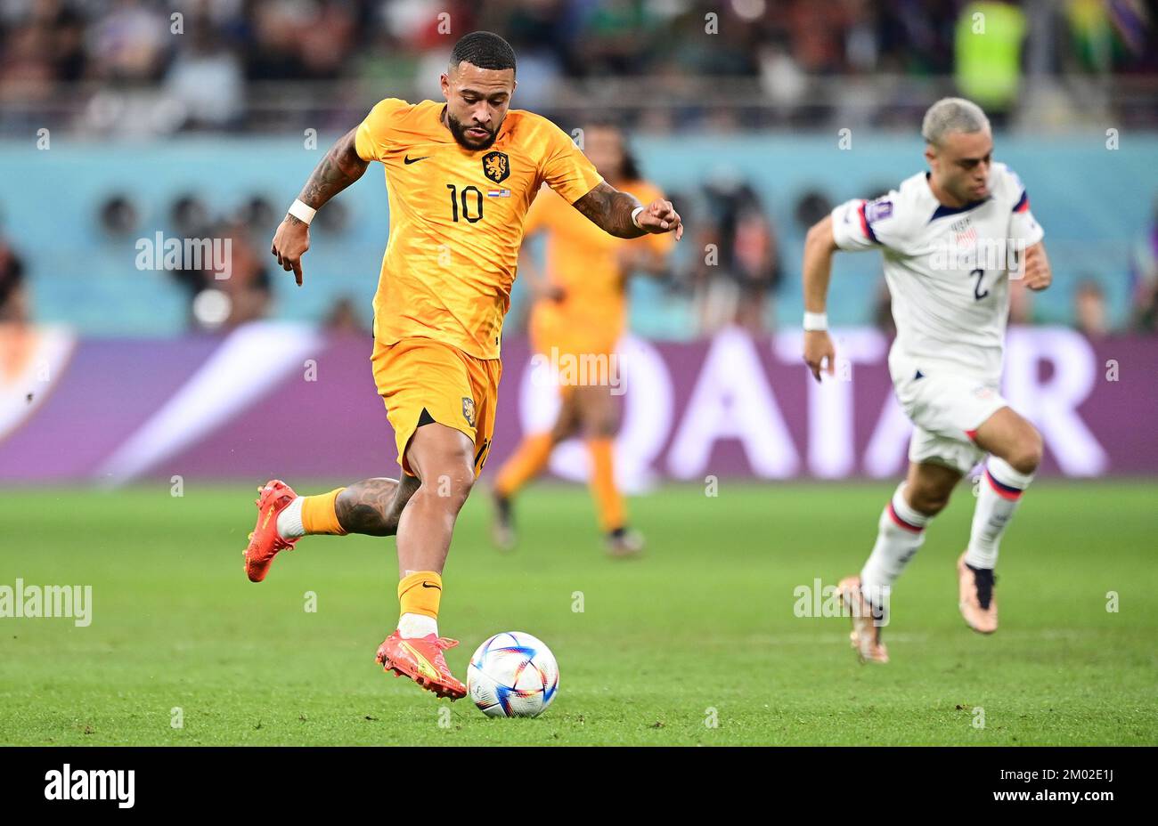 Memphis Depay (Niederlande)Al Rayyan, 03.12.2022, FIFA Fussball WM 2022 ...