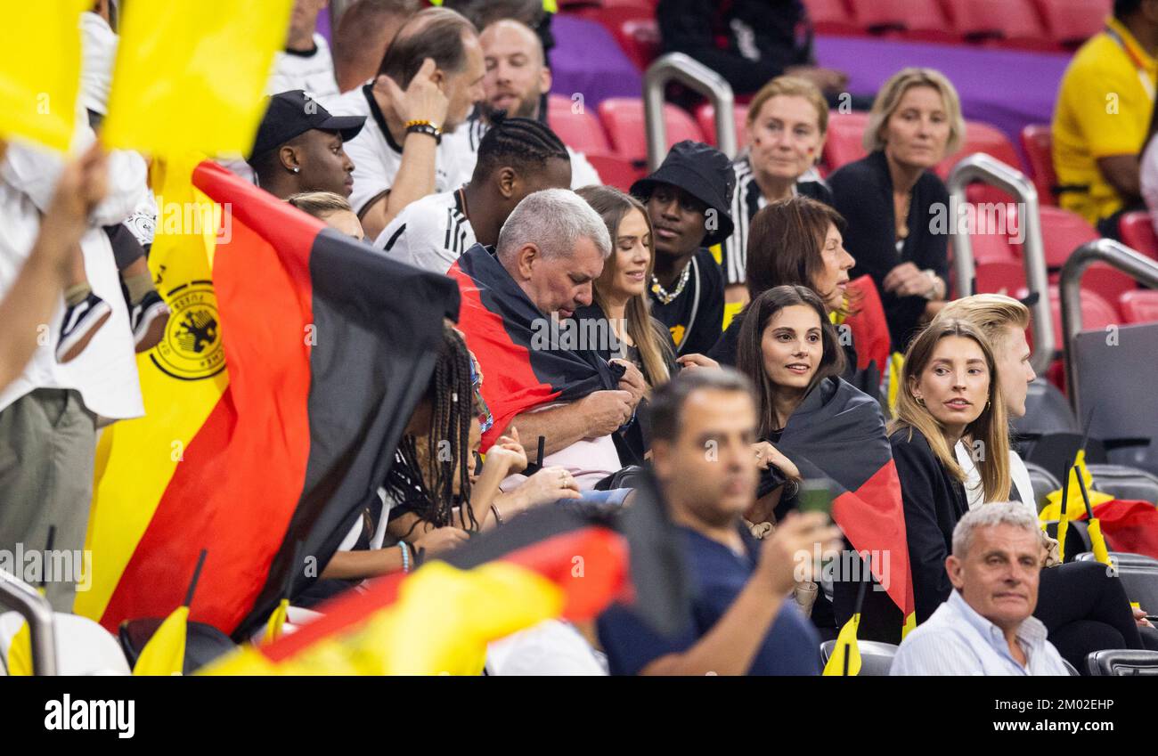 Doha, Qatar. 1st Dec, 2022. Mathea Fischer Freundin von Leon Goretzka ...