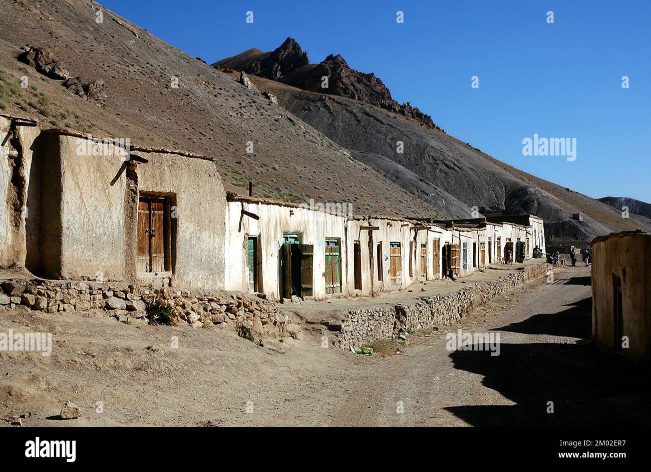 The main street of Syadara (Siyah Darah) in Bamyan (Bamiyan) Province ...