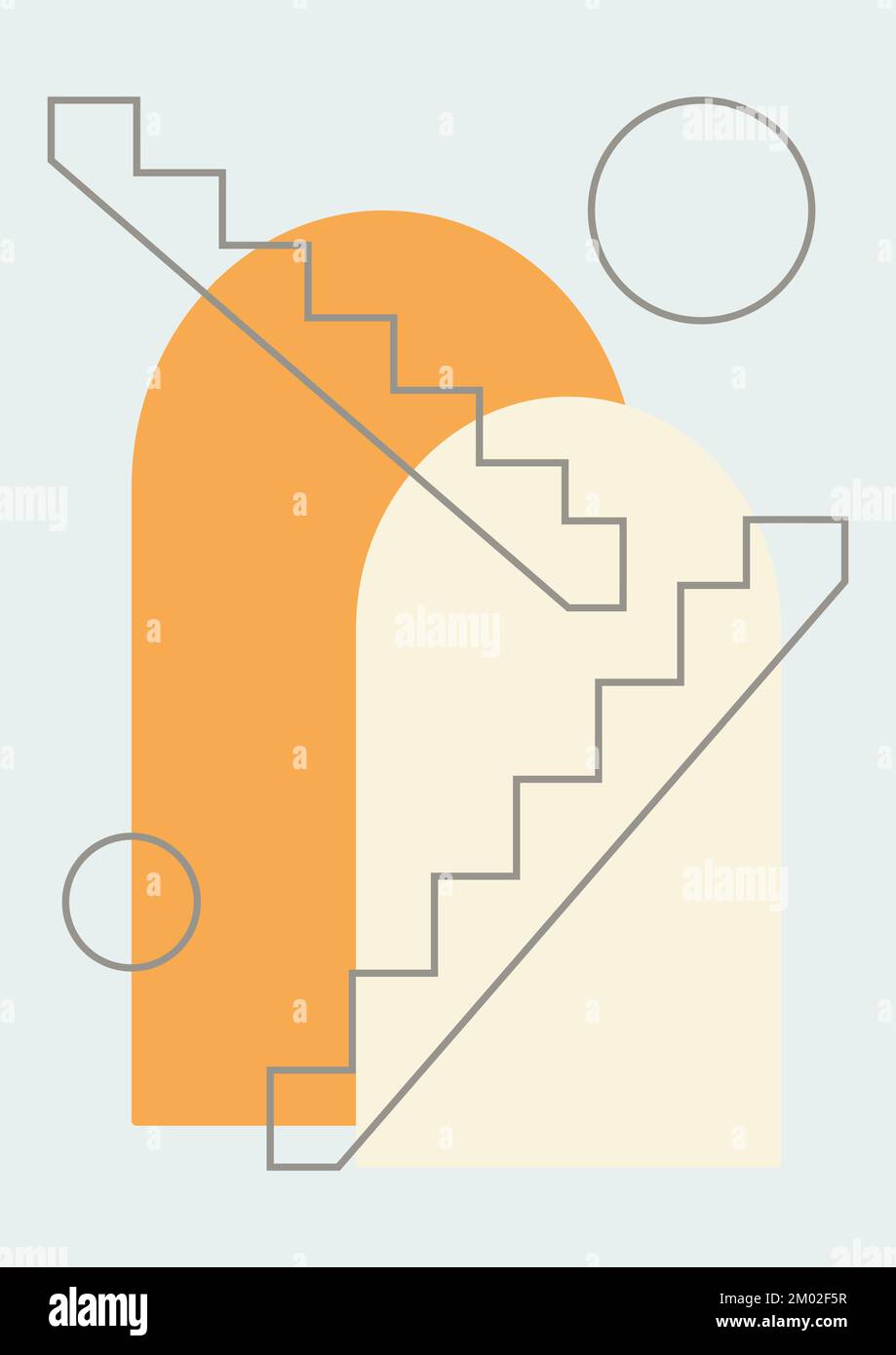 Minimalistic geometric design poster, vector template Stock Vector ...