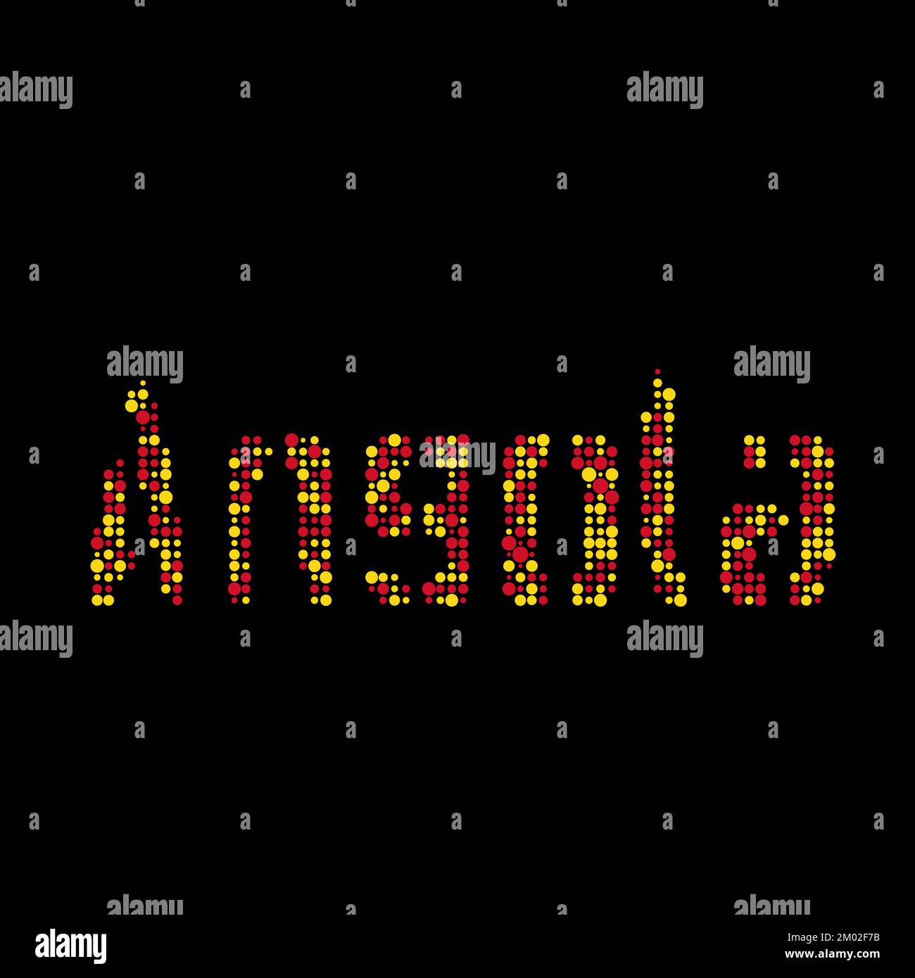 Angola vector silhouette map hi-res stock photography and images - Alamy