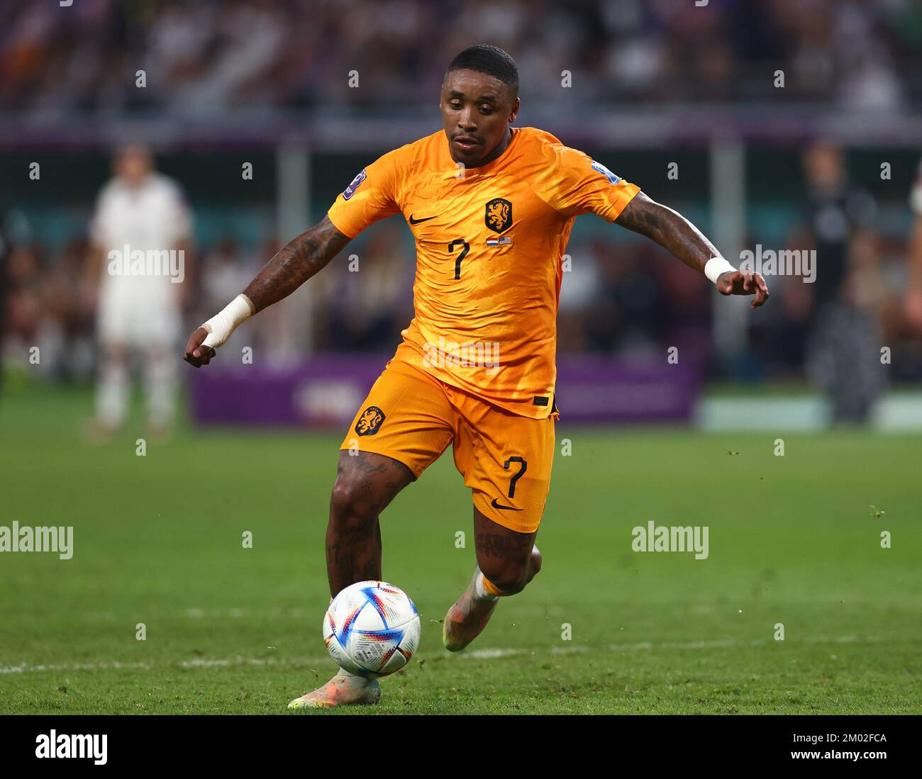 Doha, Qatar. 3rd Dec, 2022. Steven Bergwijn of Netherlands during the ...