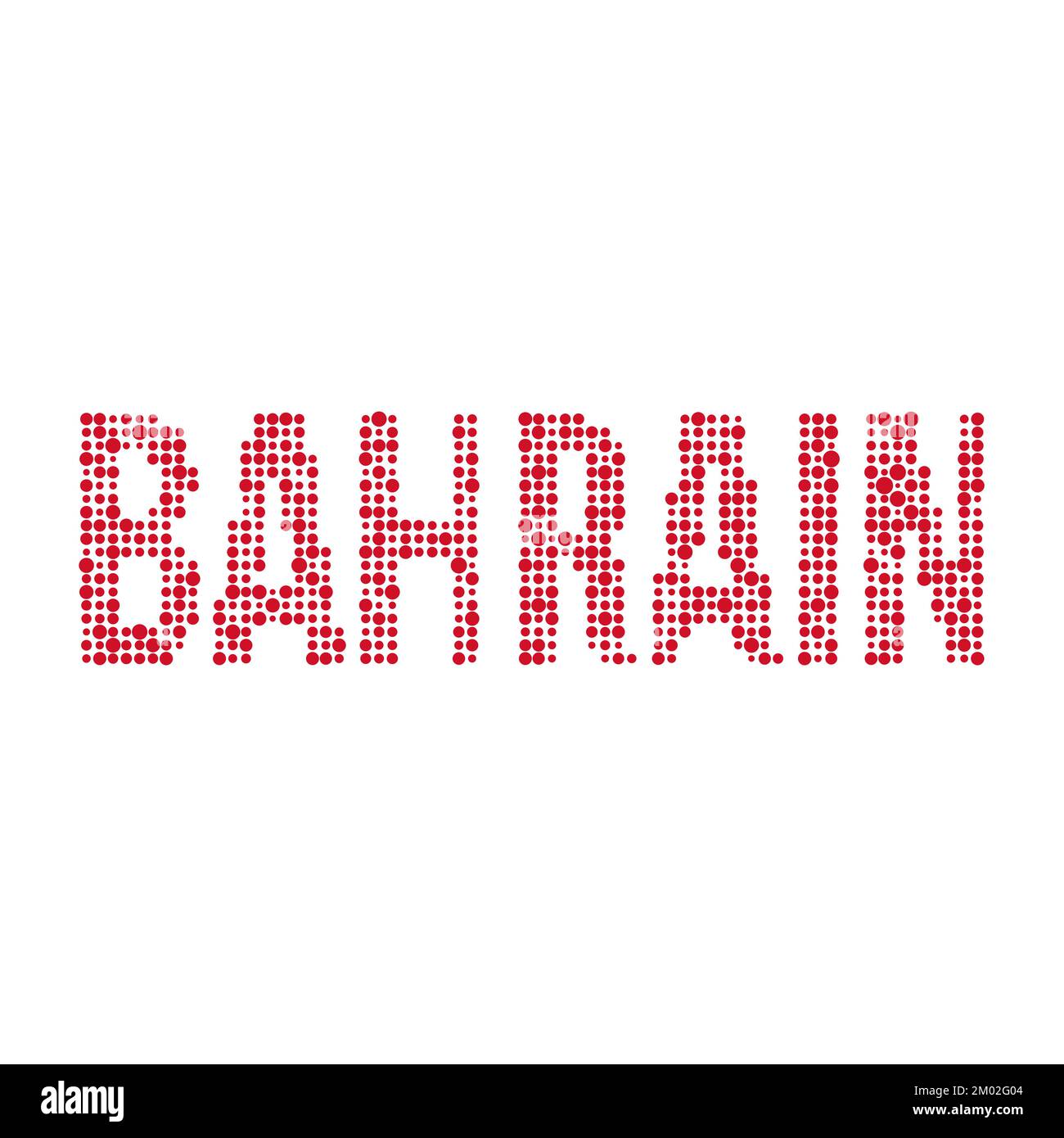 Bahrain Map Silhouette Pixelated generative pattern illustration Stock ...